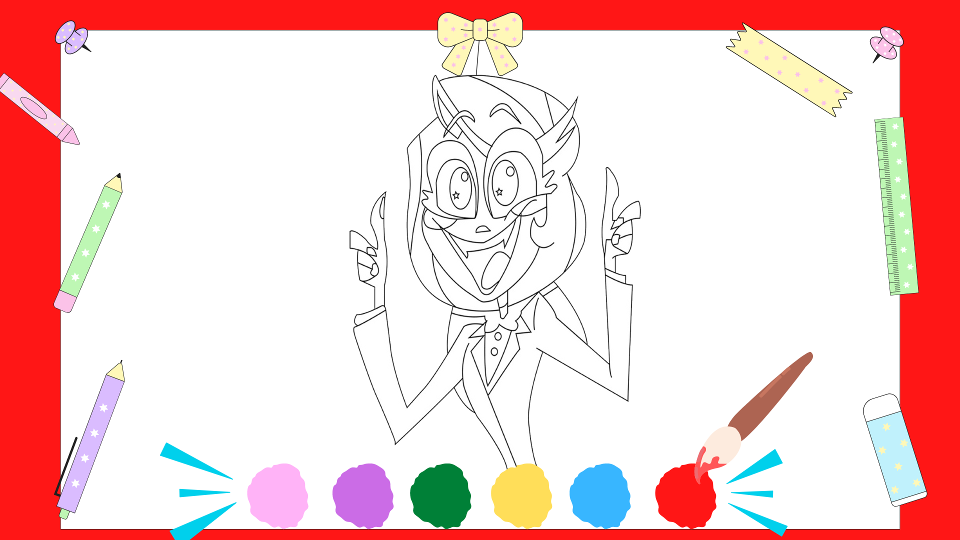 Hazbin charlie hotel coloring pages games - App on Amazon Appstore