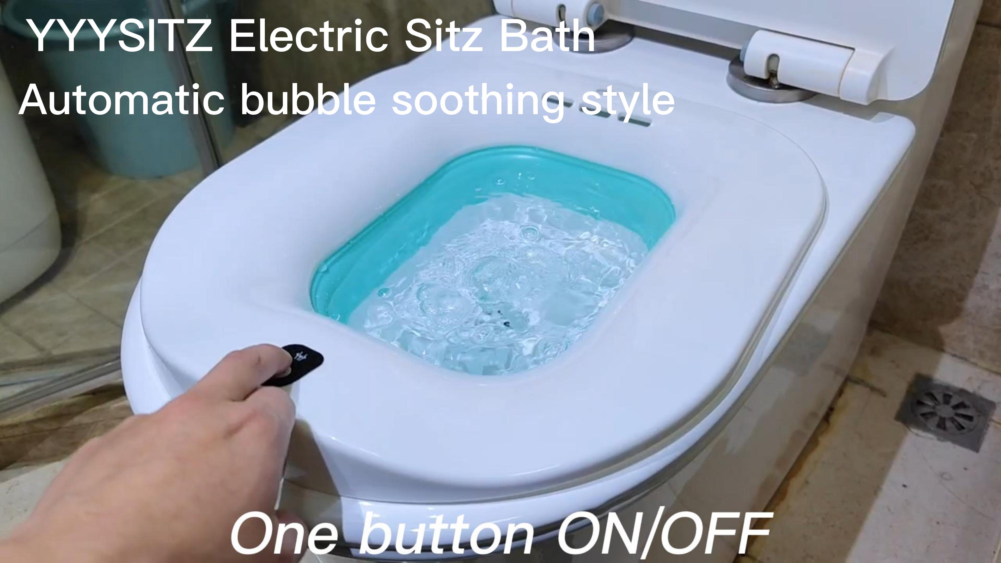 Watch Battery Powered Electric Sitz Bath for Toilet Seat, Green on ...