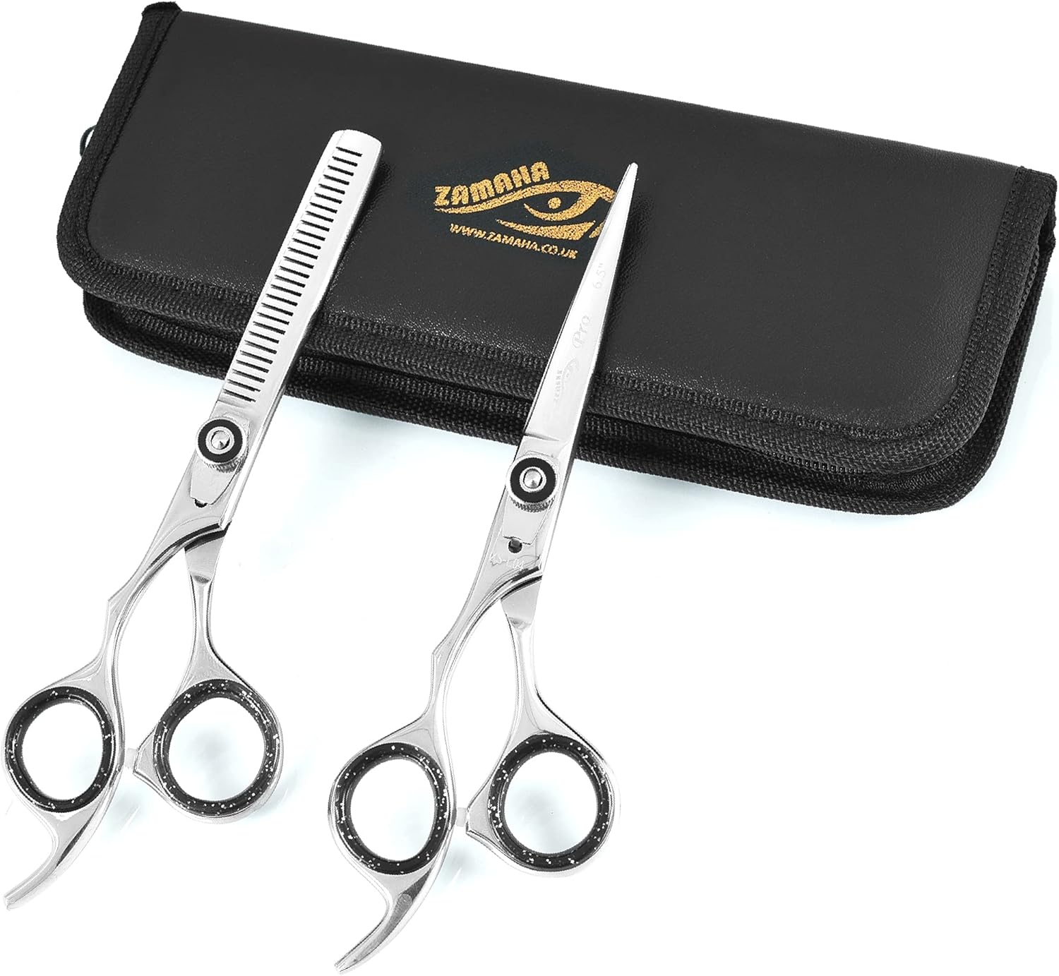 ZAMAHA Lefty Hairdresser Professional Hair Razor Scissors - Left-Handed ...