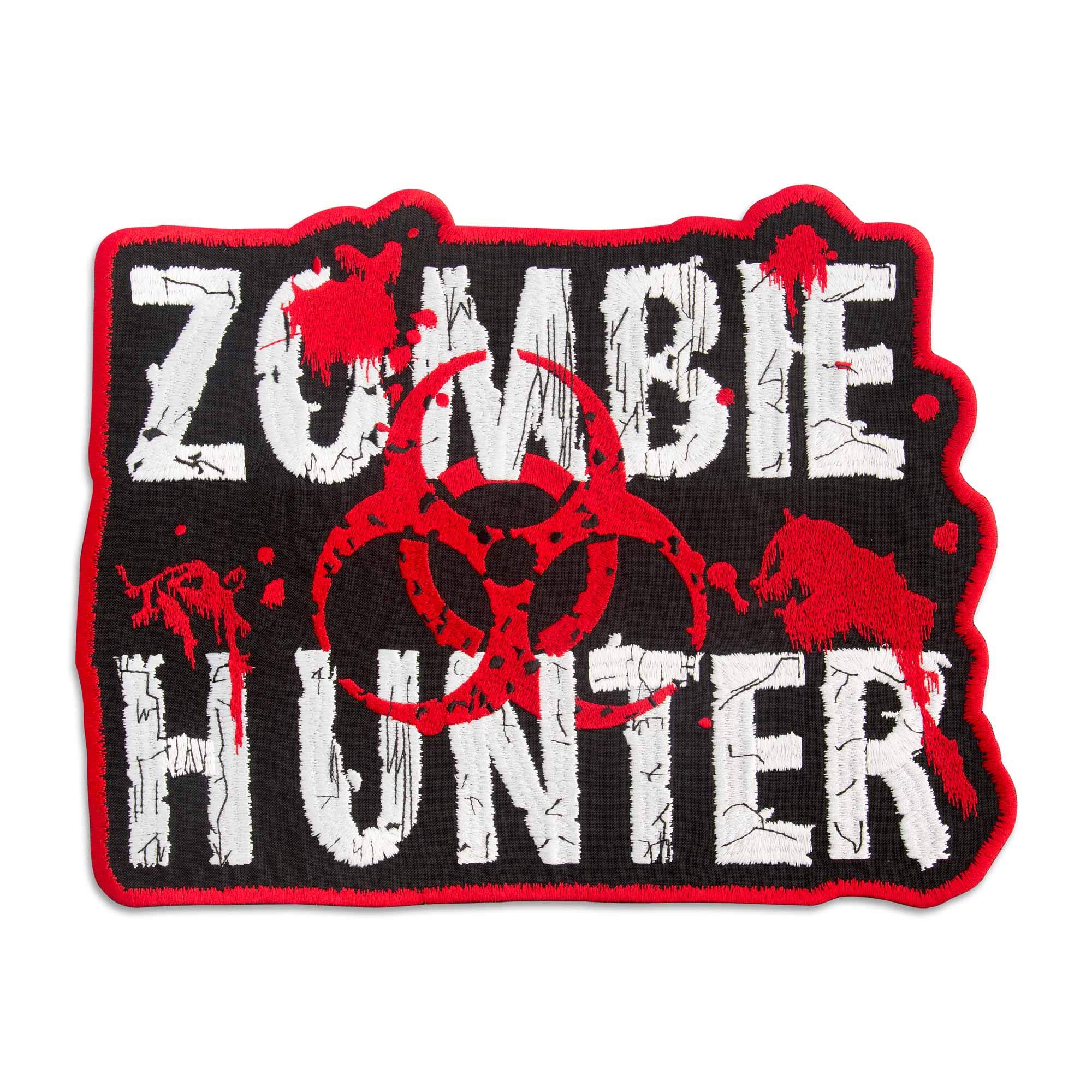 Zombie Jager Logo Zombie Hunter Metal Sign – Jeff Granito Designs