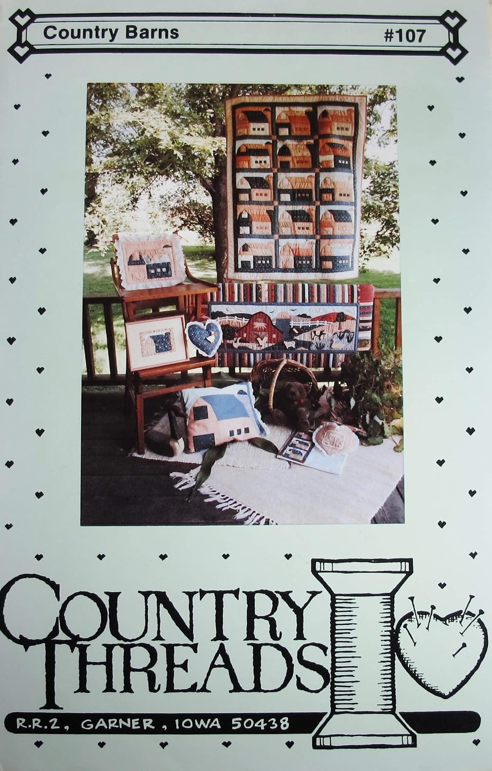 Amazon.com: Country Barns Quilt Pattern #107 by Country Threads OOP ...