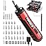 Electric Screwdriver Kit, POWBUZZ Cordless Rechargeable Power ...