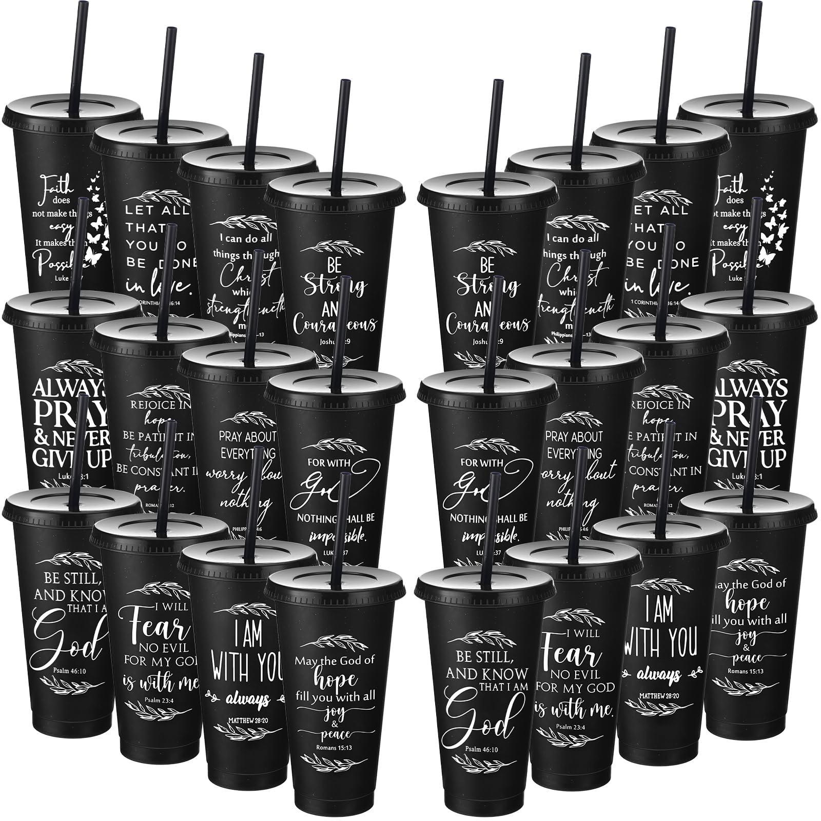 Amazon.com | Havawish Inspirational Christian Gift Bible Verse Tumbler ...