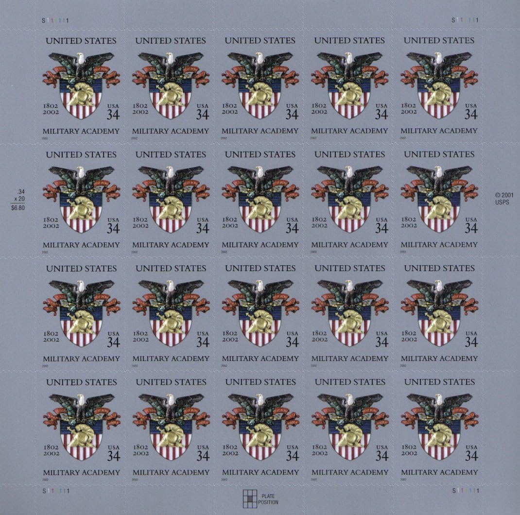 Amazon.com: UNITED STATES MILITARY ACADEMY ~ WEST POINT #3560 Pane of ...
