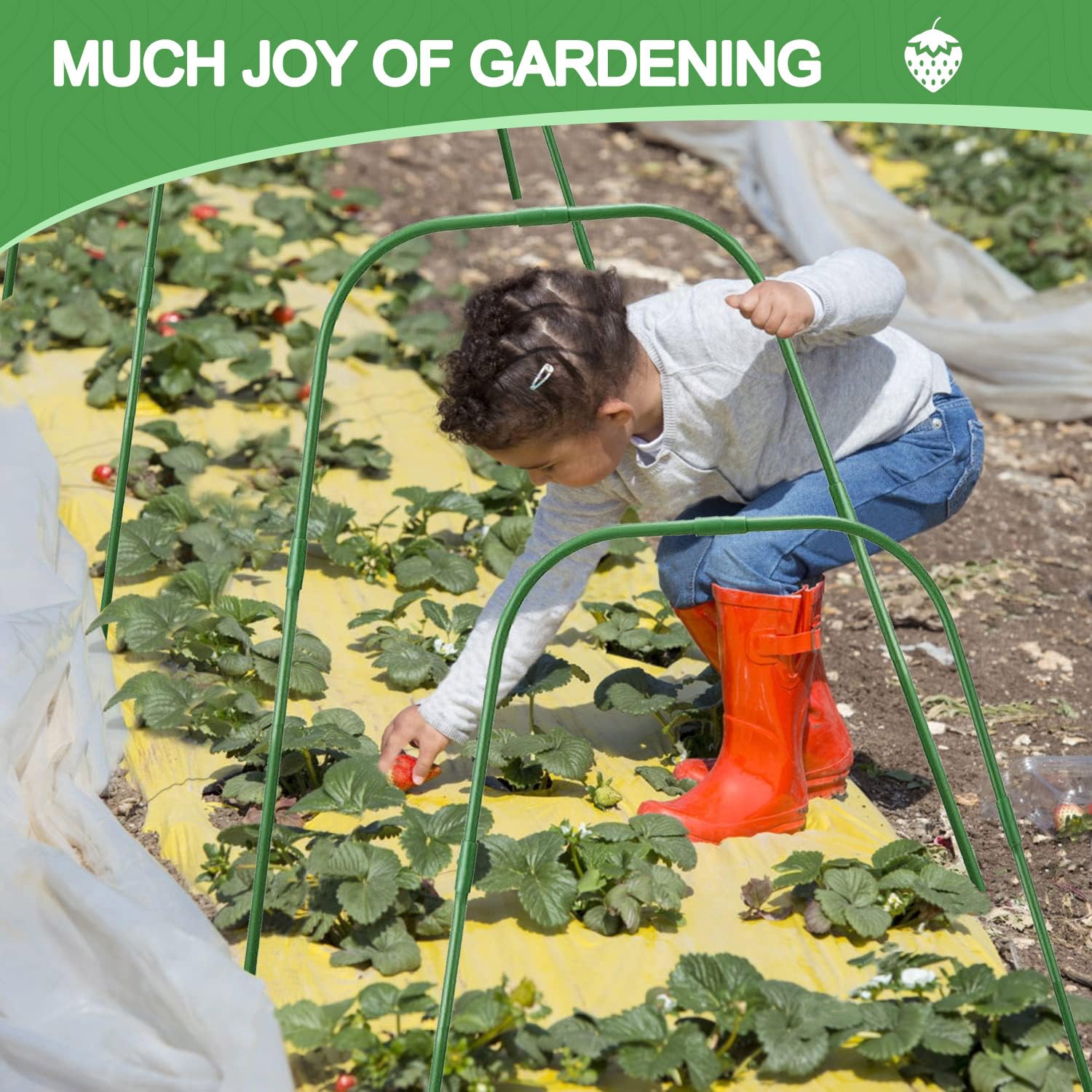 Snapklik.com : KLS Mini Tunnel Greenhouse Kit Hoop House Grow Tunnel ...