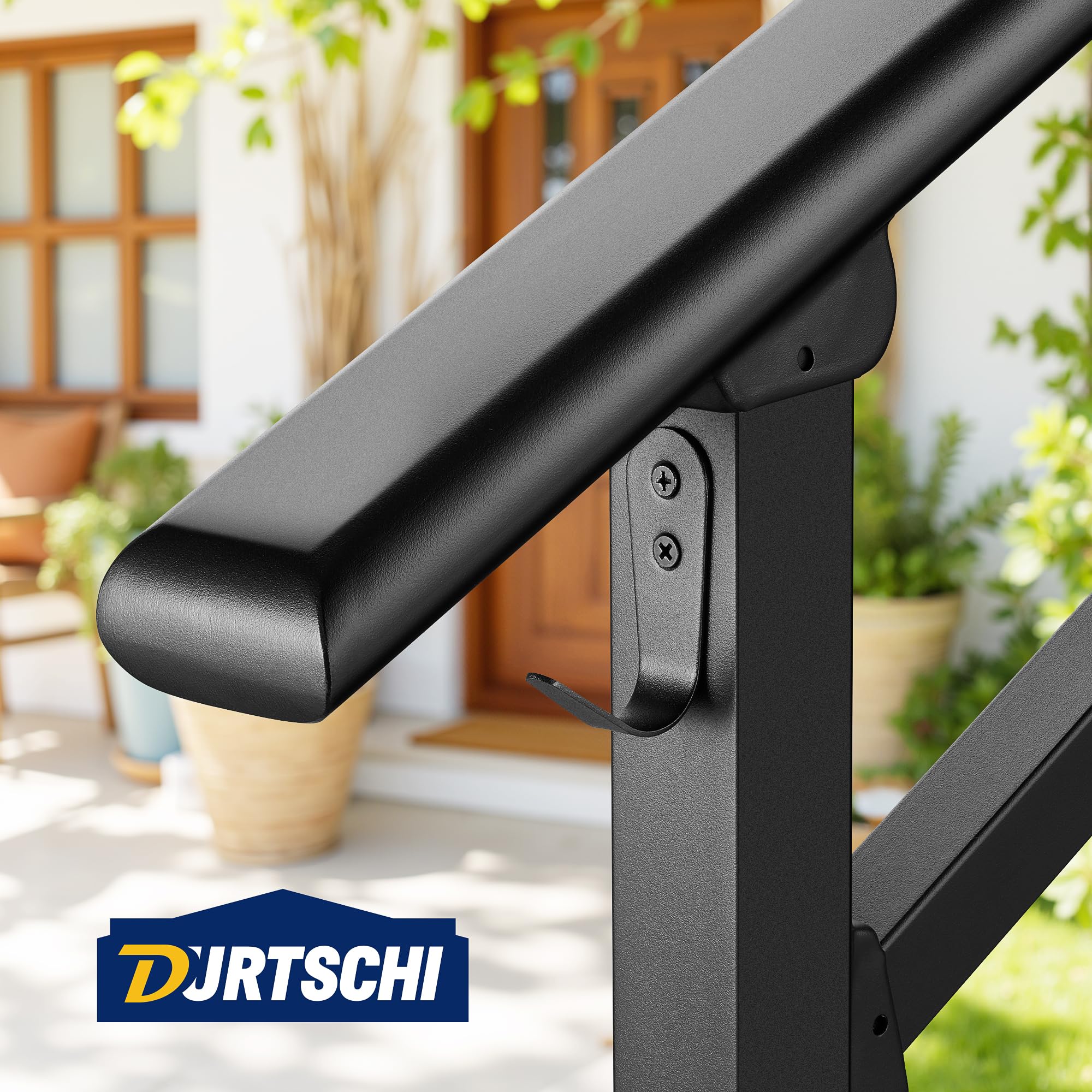 Snapklik.com : Updated Handrails For Outdoor Steps, 3-4 Steps Wrought ...