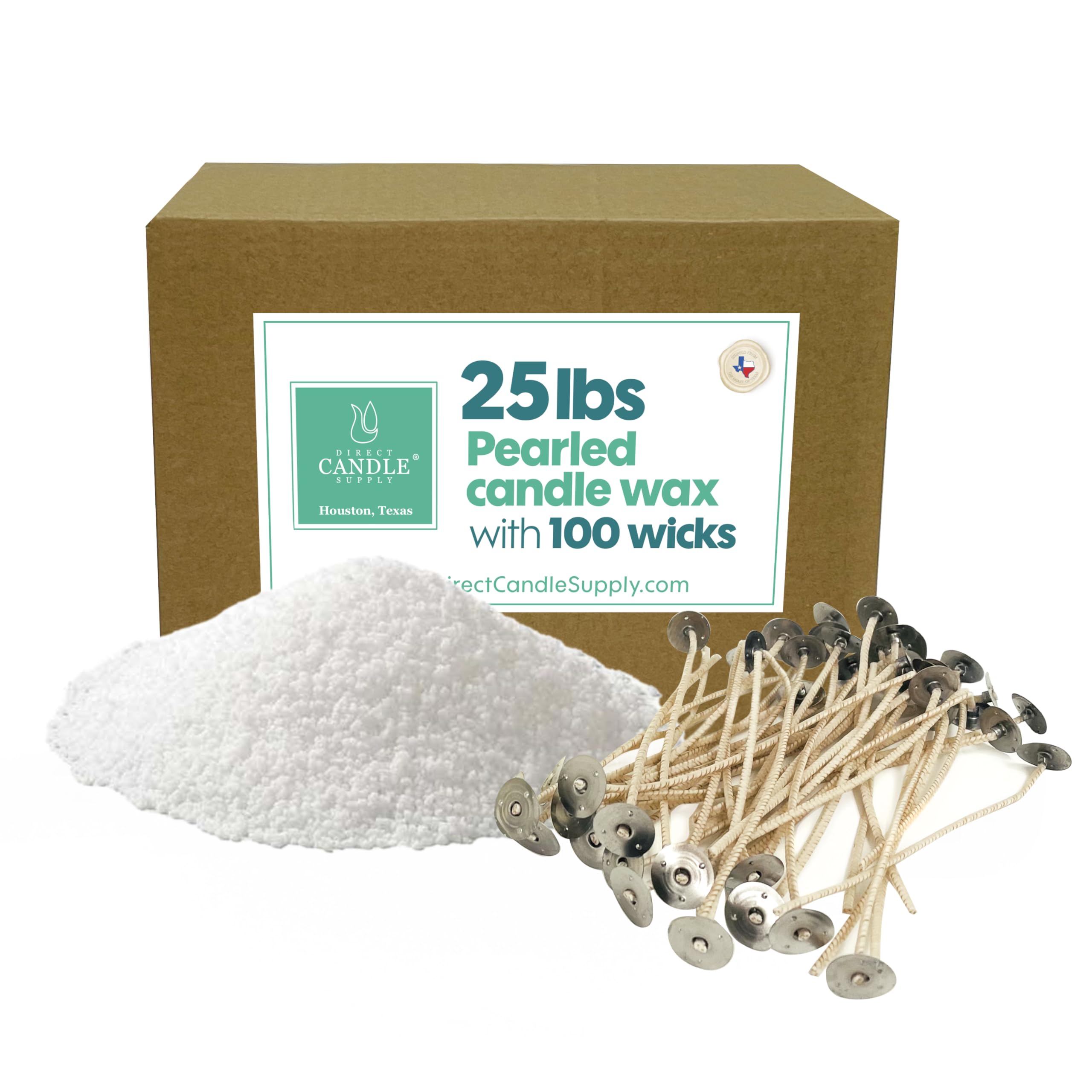 Amazon.com: Snow Pearled Candle with Wicks | Sand Candle Wax kit ...
