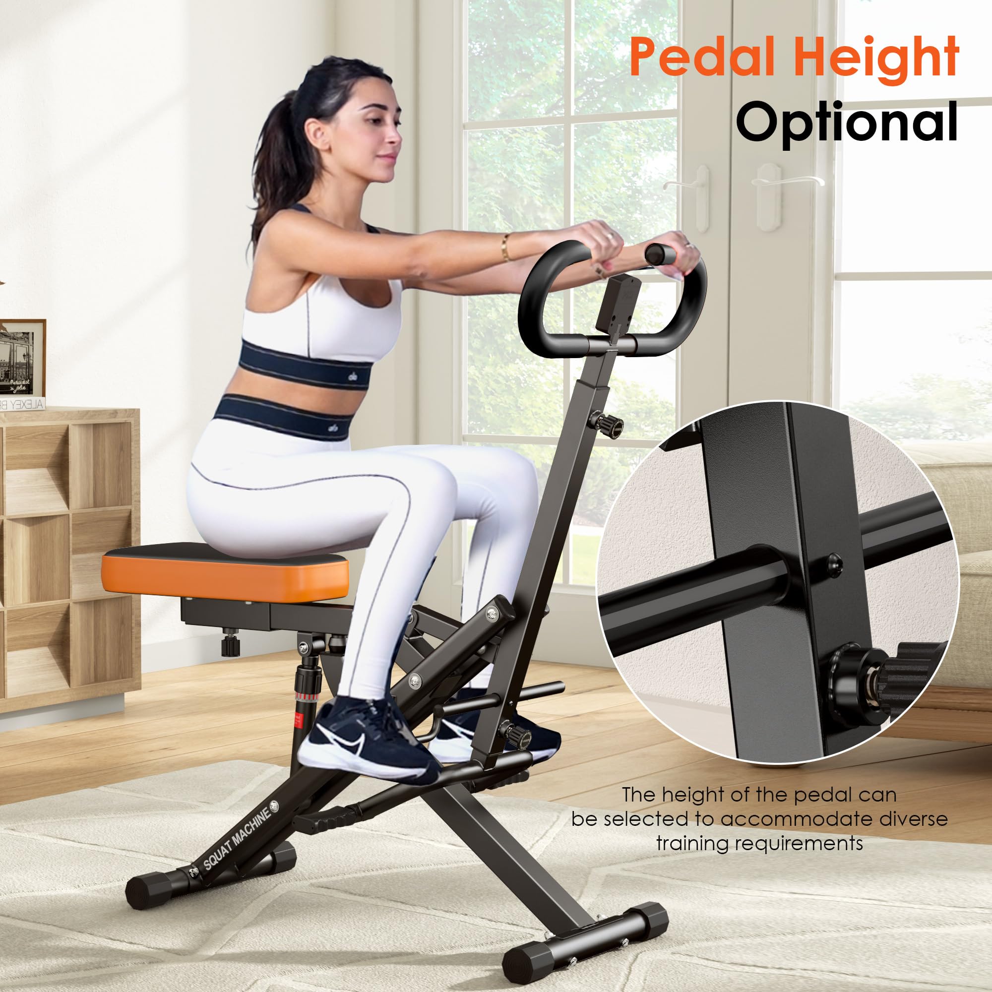 Snapklik.com : Squat Machines Rowing Machine,Full Body Exercise Workout ...