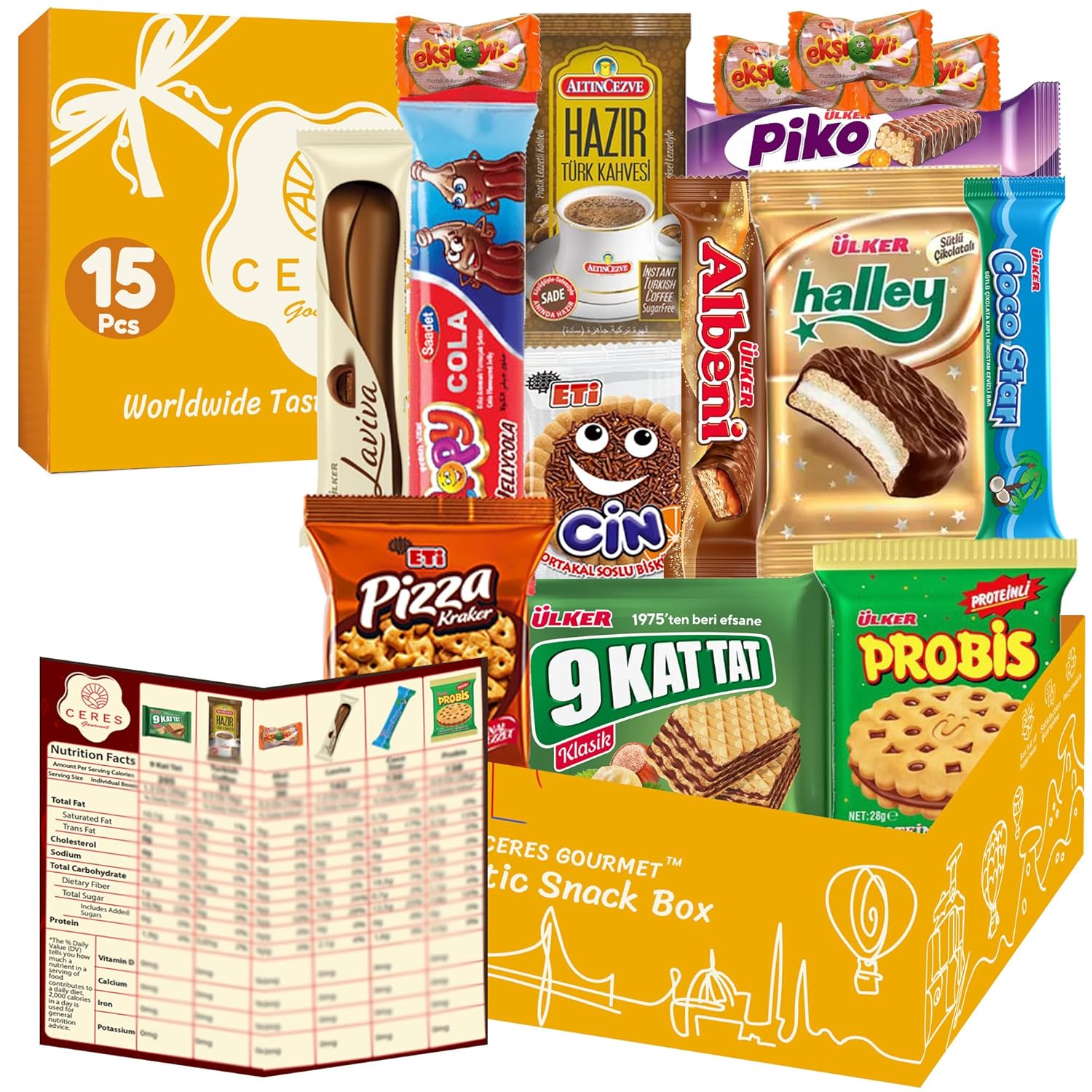Amazon.com: International Exotic Snack Box Variety Pack, 15 Premium ...