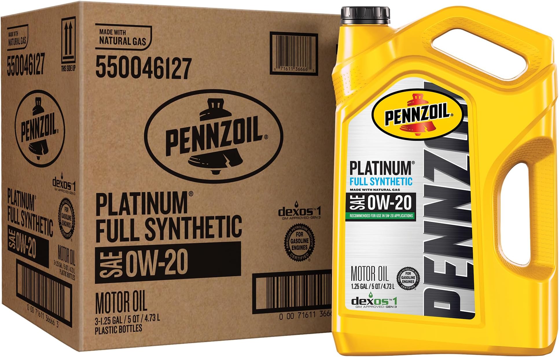 Pennzoil Ultra Platinum Full Synthetic 0w-20 Motor Oil