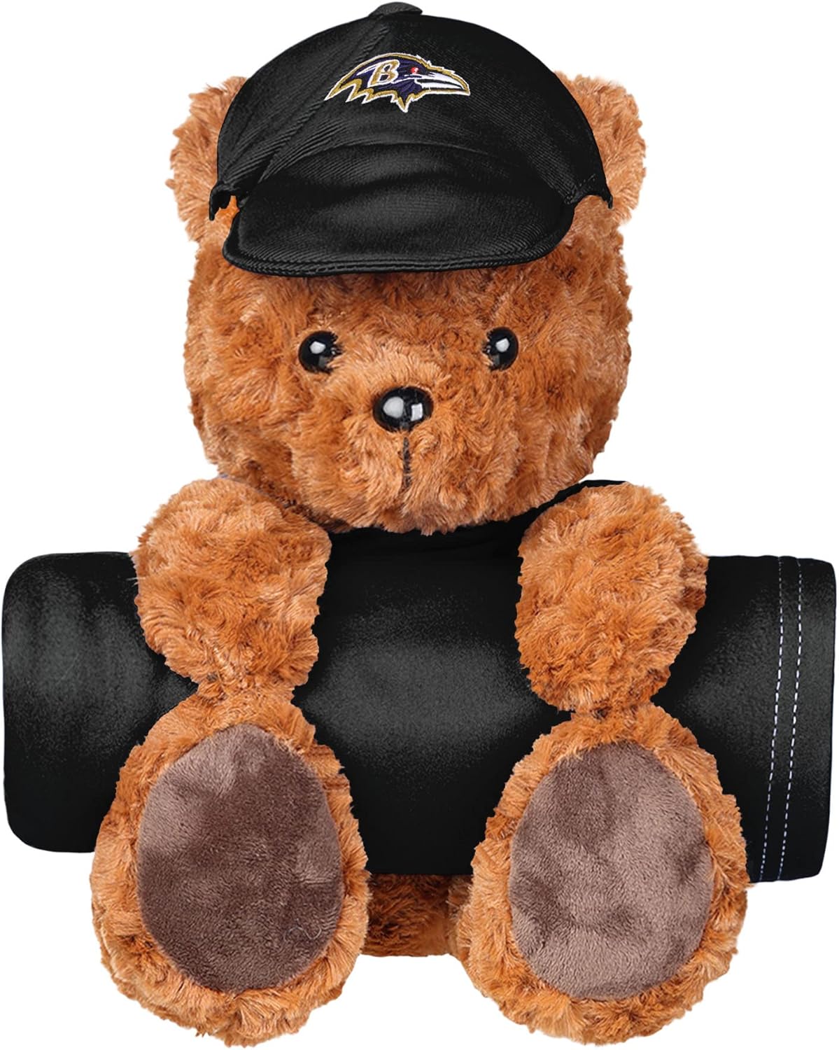 Amazon.com : FOCO Baltimore Ravens NFL Throw Blanket with Plush Bear ...