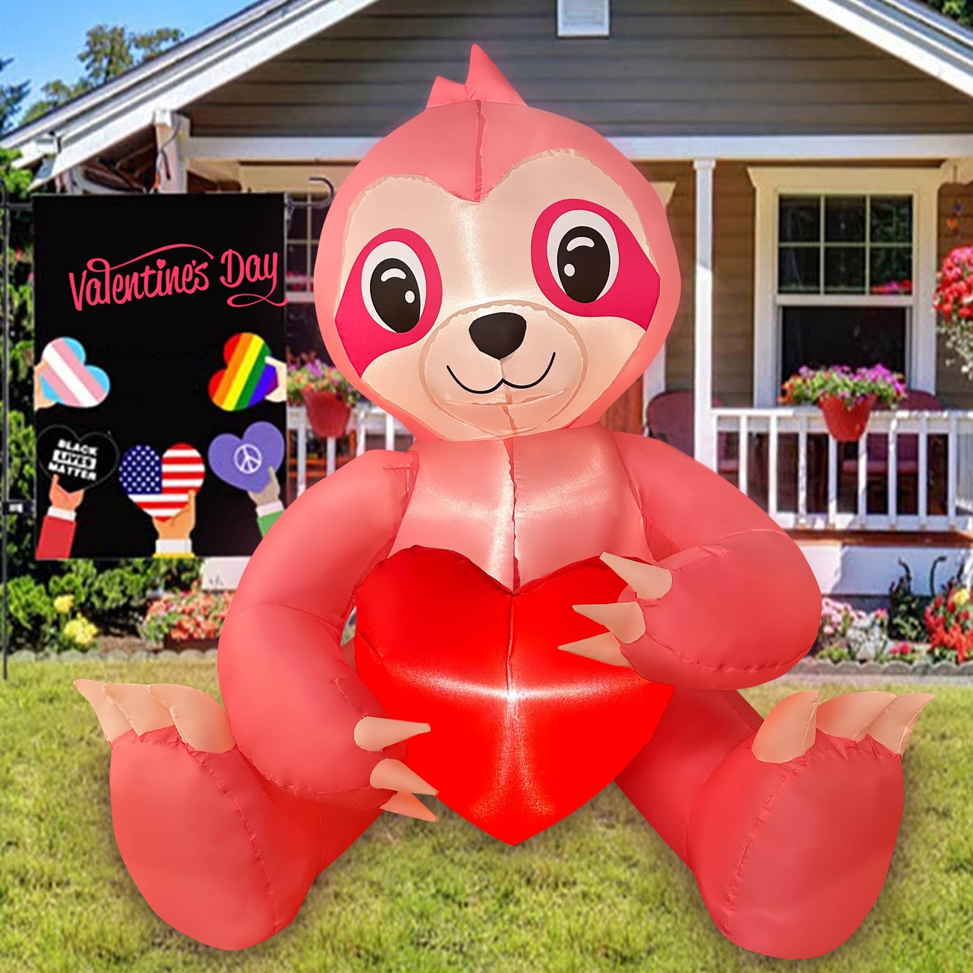 Amazon.com: 9ft Valentine Inflatable Love Letters with Build-in LED ...