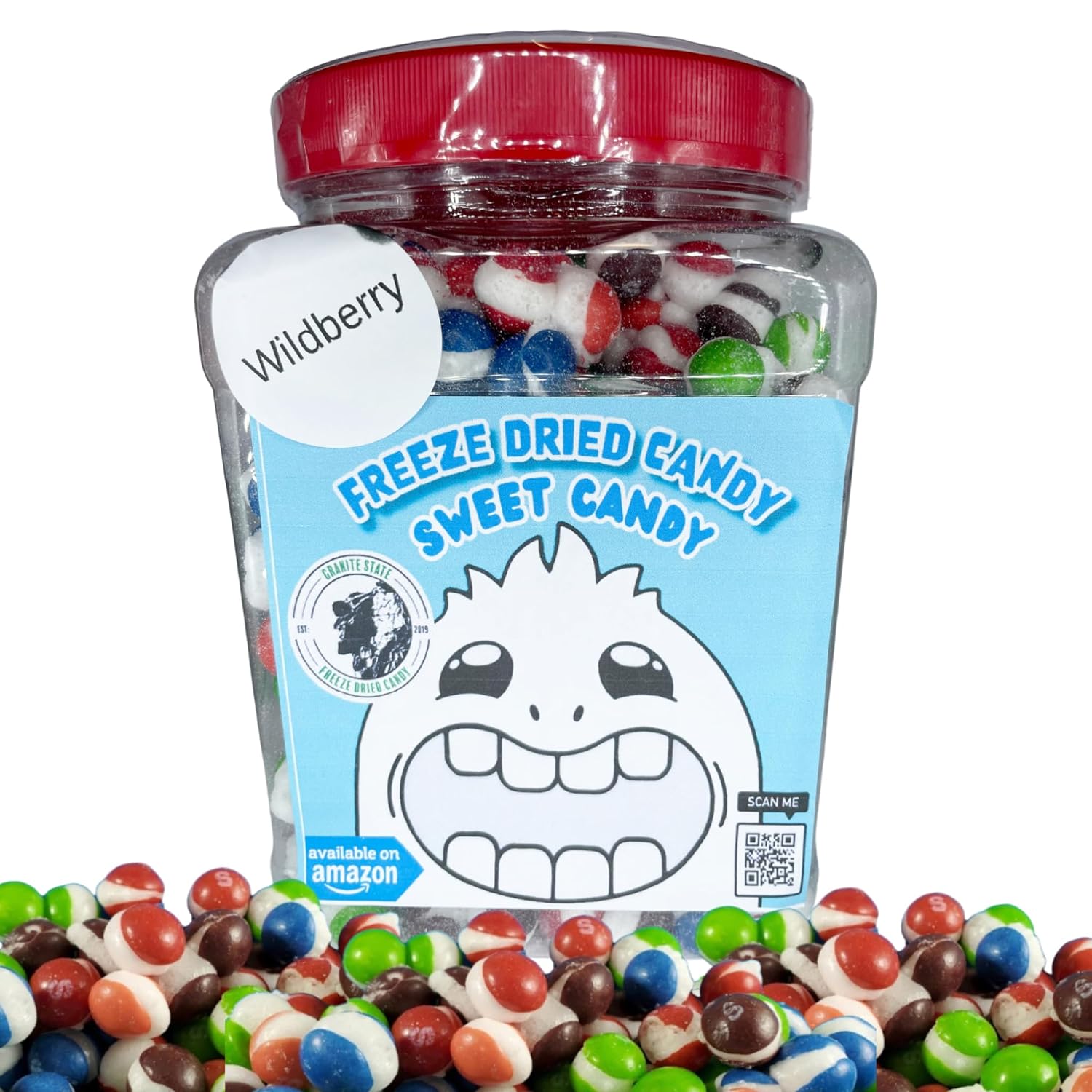 Amazon.com : Granite State Freeze Dried Candy - Party Size Wild Berry ...