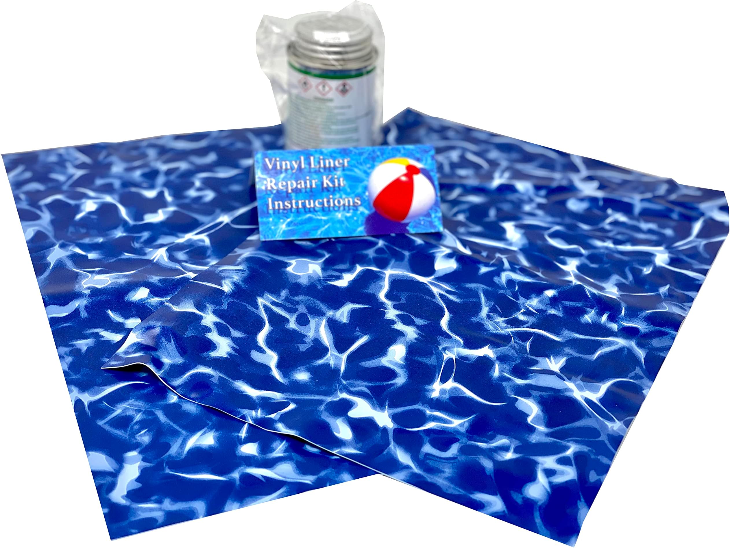Amazon.com : PRO Vinyl Pool Liner Patch Kit - Repair kit with 2'x2 ...