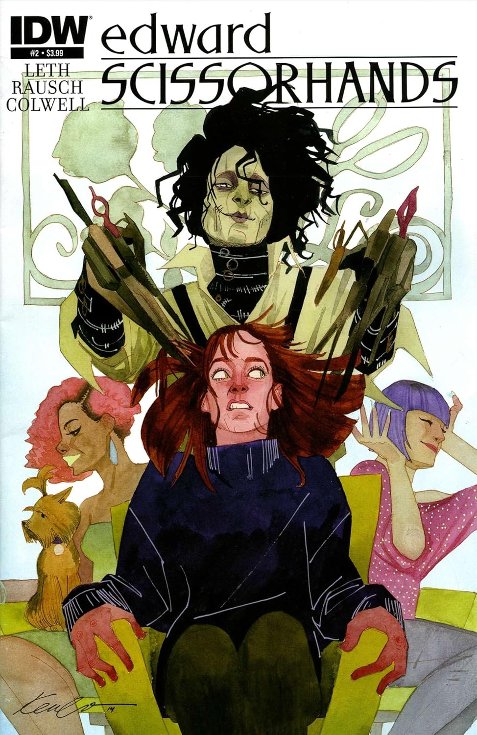Amazon.com: Edward Scissorhands #2A VF ; IDW comic book : Collectibles ...