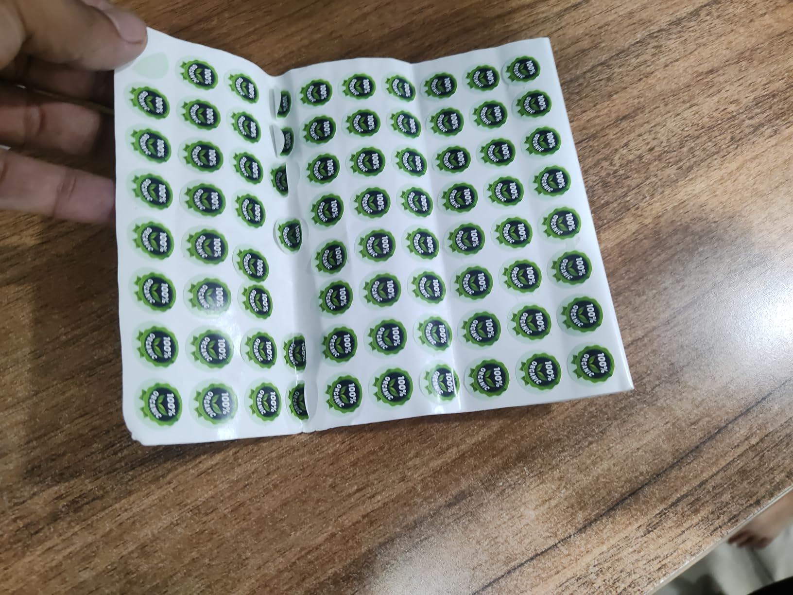 Anne Print Solutions® Pack of 2400 Pcs 100% Organic Stickers DIE Cut ...