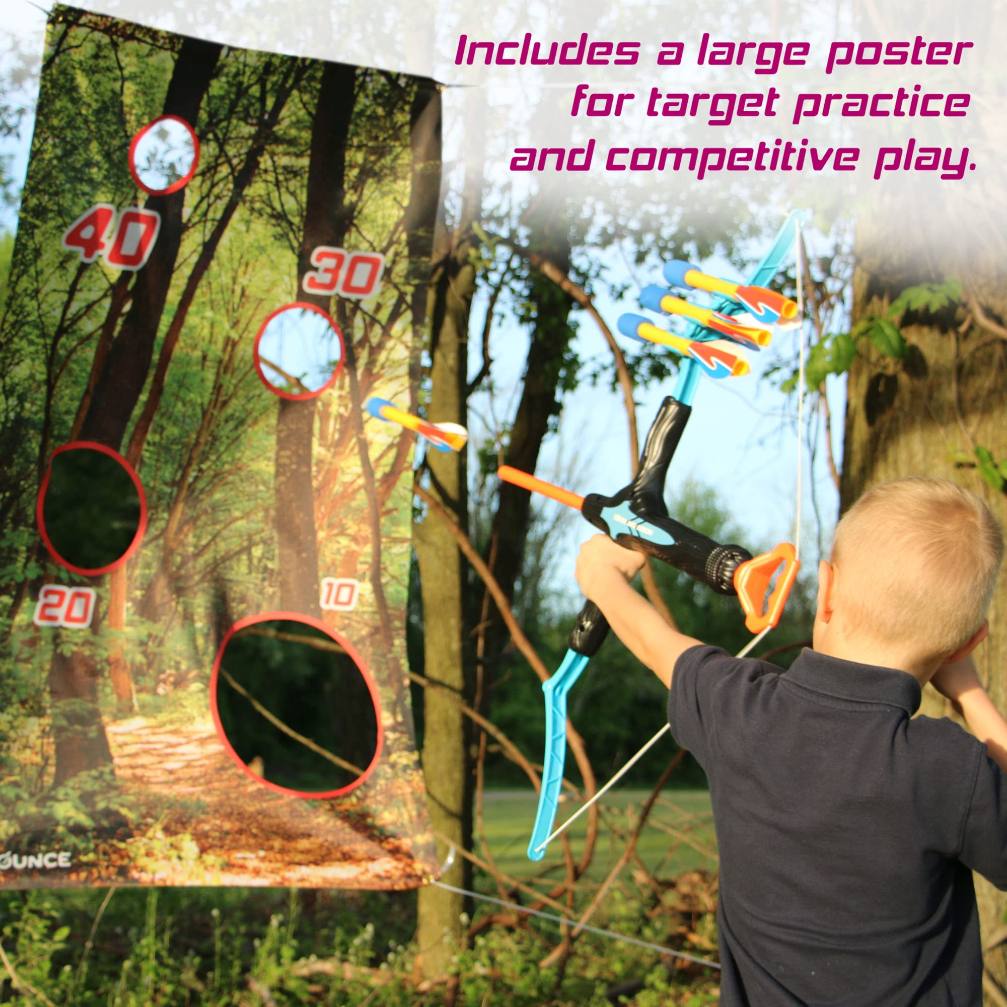 Mini Bow And Arrow New-Bounce Bow And Arrow Set For Kids - Archery Set ...