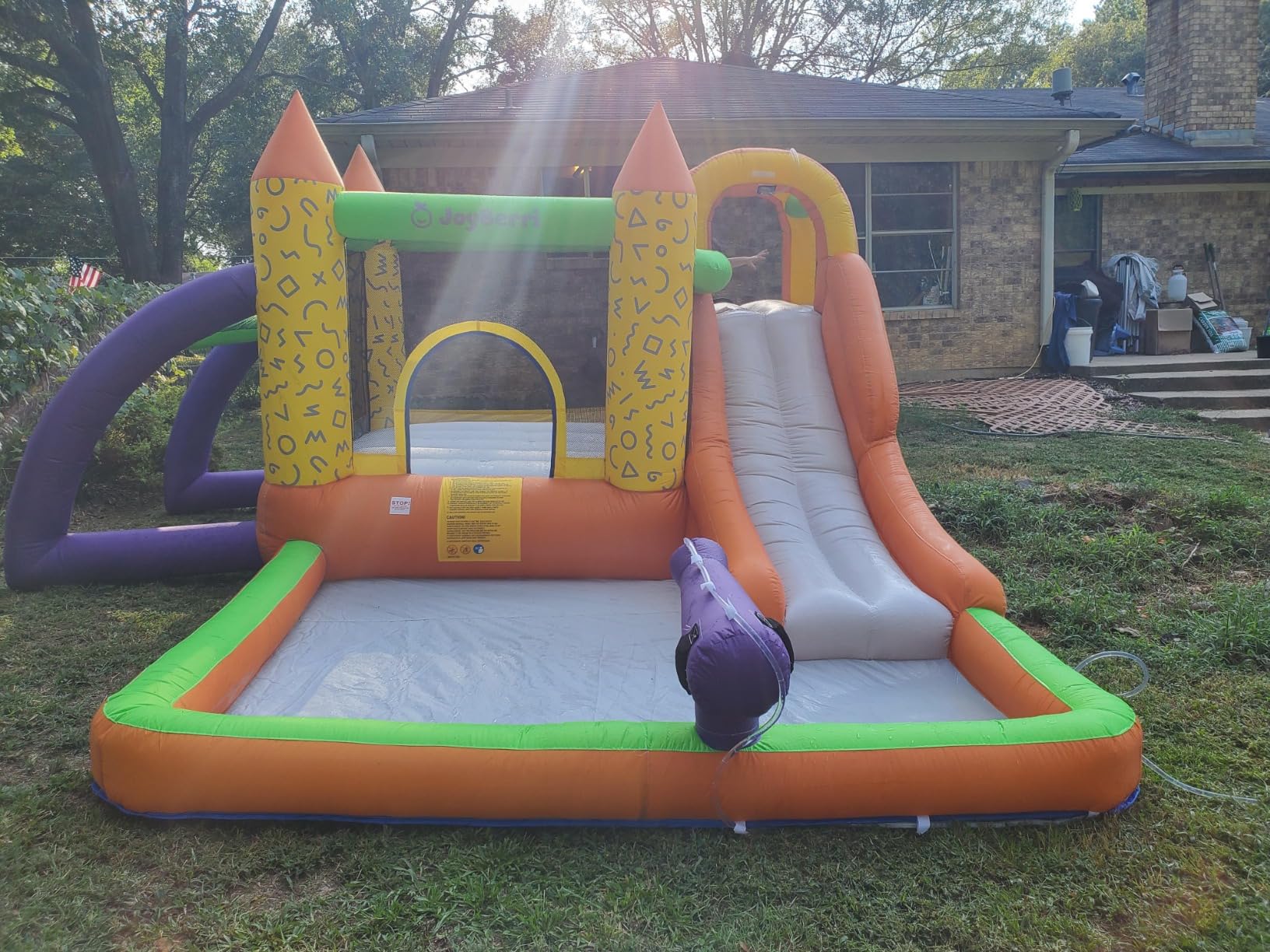 $10/mo - Finance JoyBerri Bounce House Waterslide - Inflatable Water ...