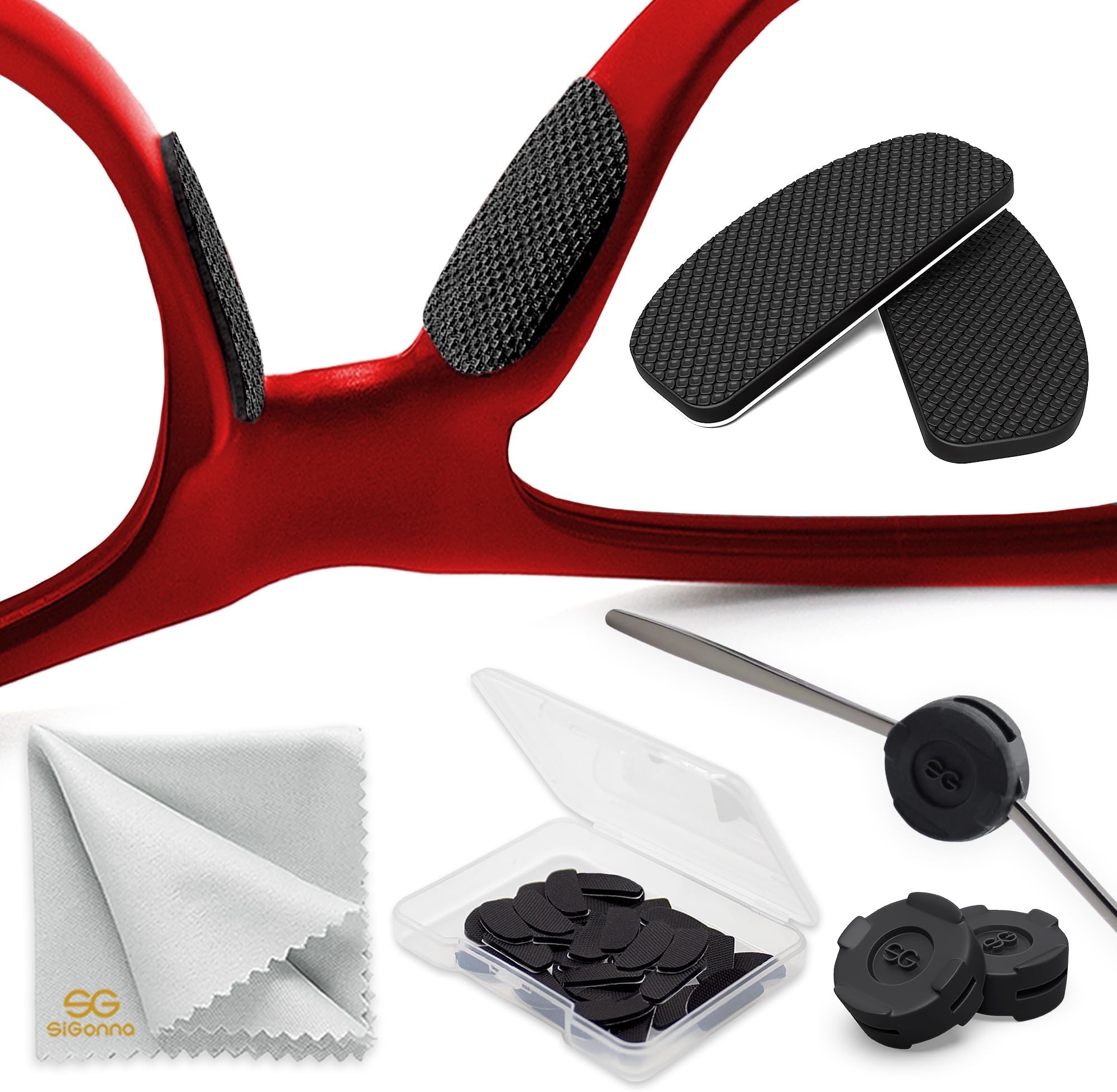 Amazon.com: SIGONNA Eyeglass Nose Pads Anti Slip - Eye Glasses Nose Pad ...
