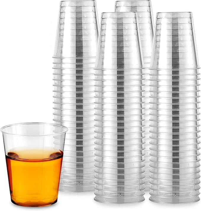 Amazon.com: Stock Your Home 1.5 oz Shot Glasses - 500 Mini Plastic Shot ...