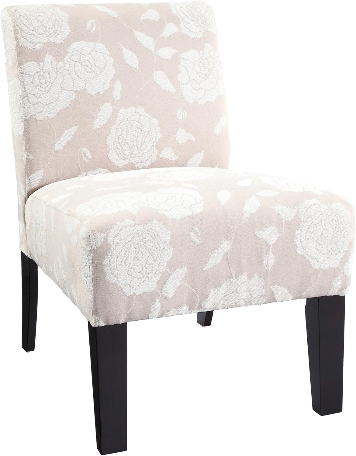 Amazon.com: Deco Rose Contemporary Style Accent Side Chair (Ivory Rose ...