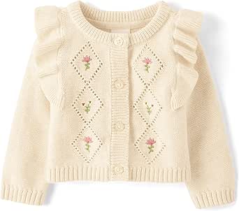 Amazon.com: Gymboree Baby Girls' and Newborn Long Sleeve Cardigan ...