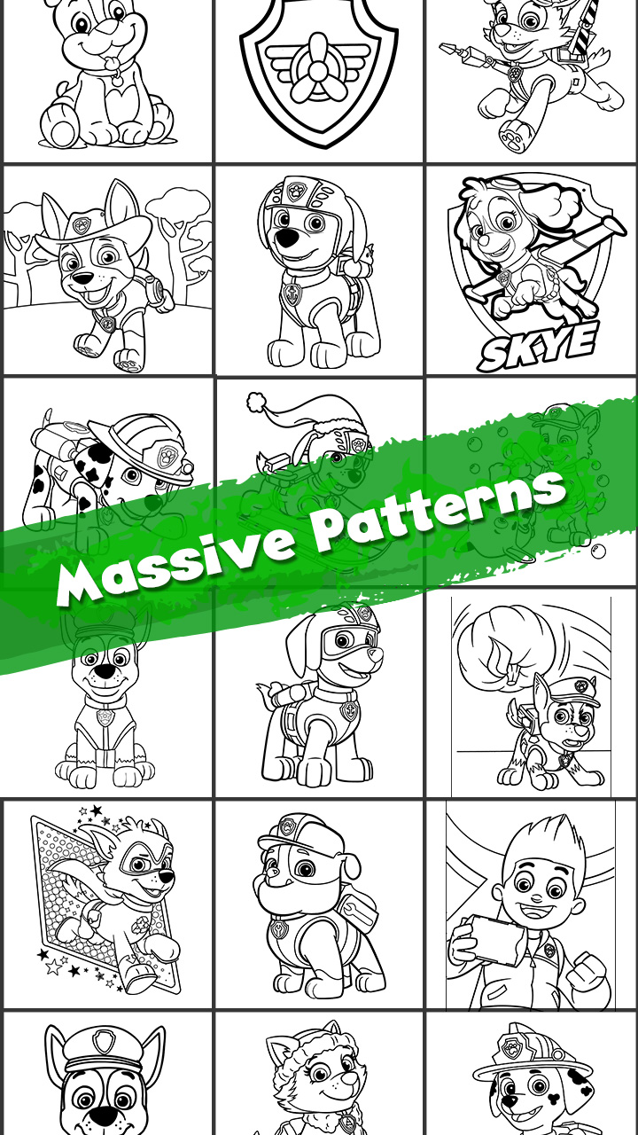 Paw Puppy Petrol Coloring Games - App on Amazon Appstore