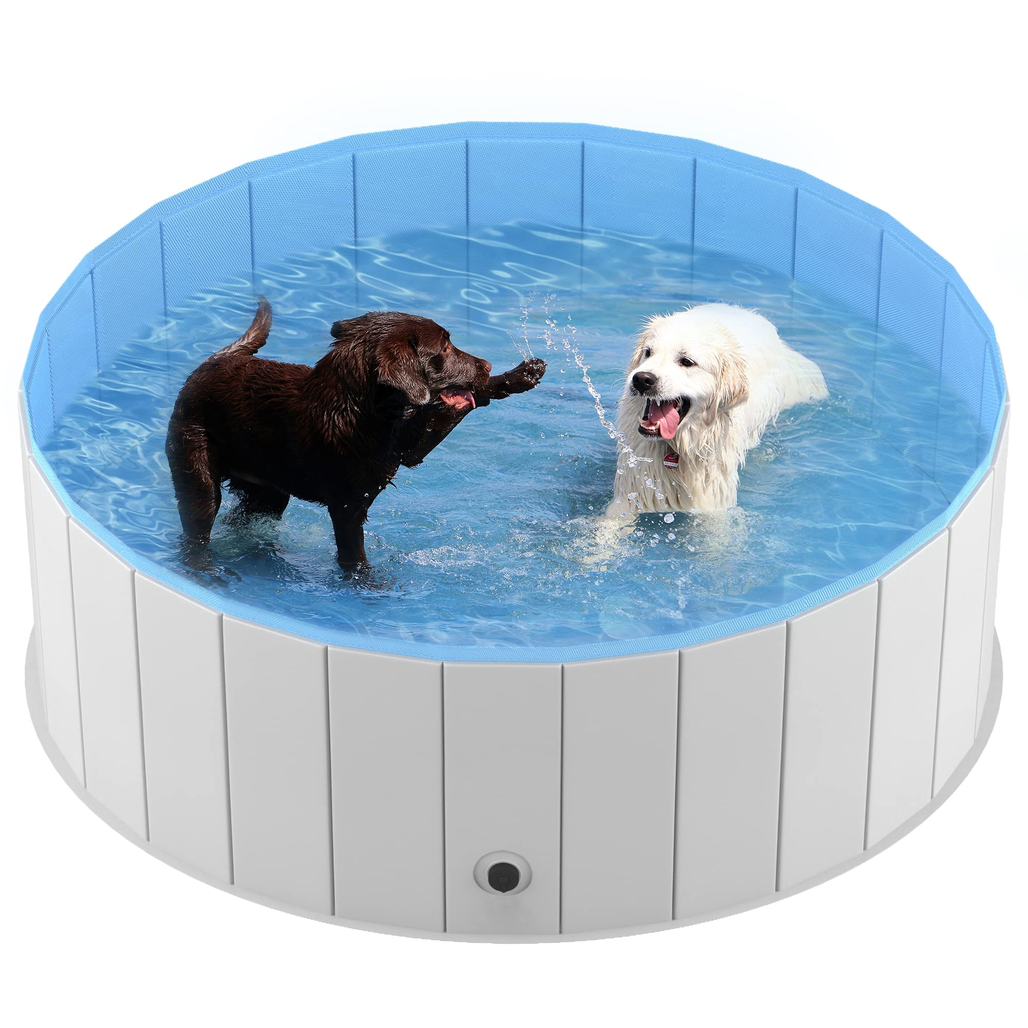 Snapklik.com : Portable Dog Pool, Foldable Pet Swimming Pool, Anti-Slip ...