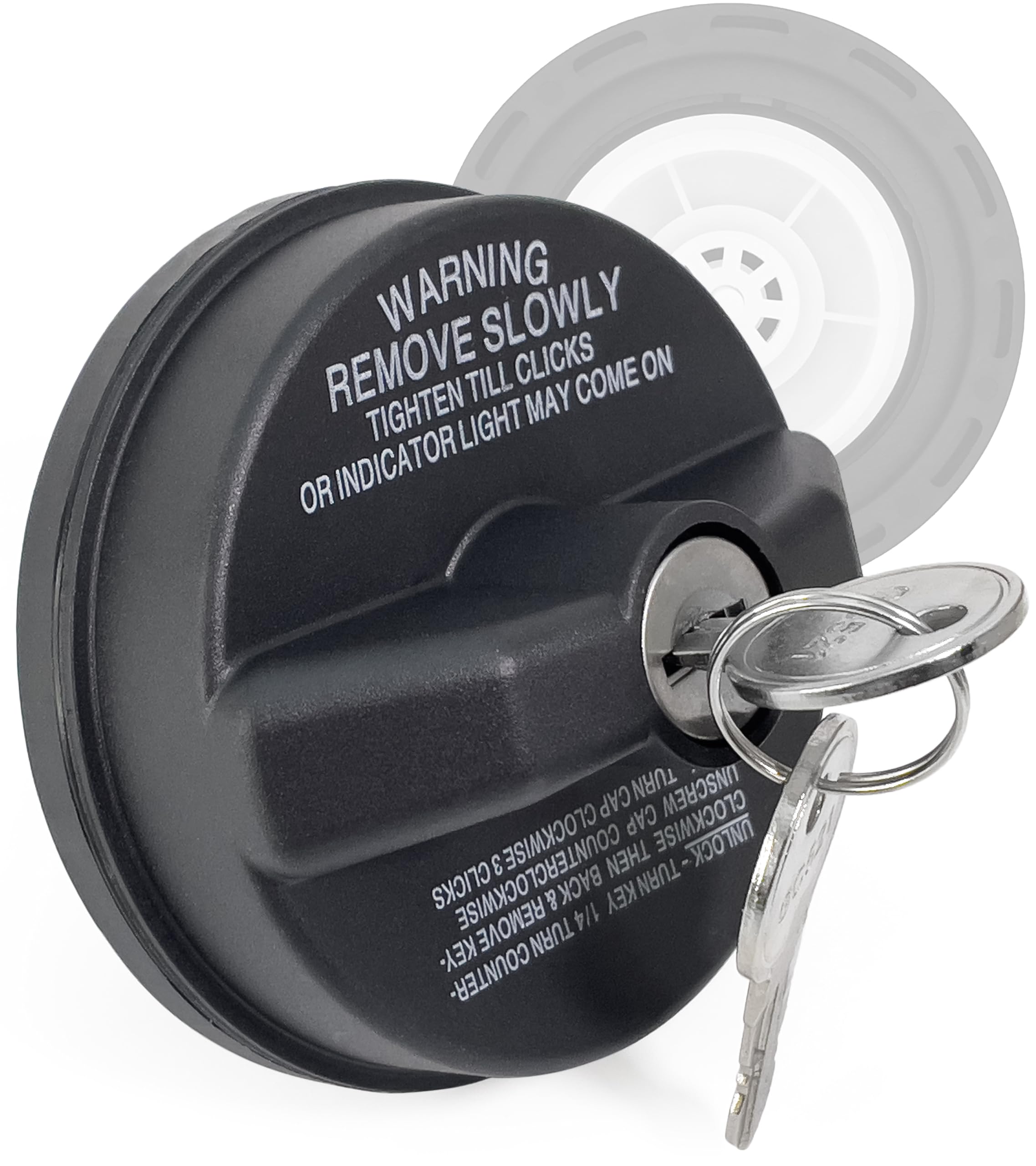 Amazon.com: Click&Fit Locking Gas Tank Cap 1-11/16 in dia replacement ...