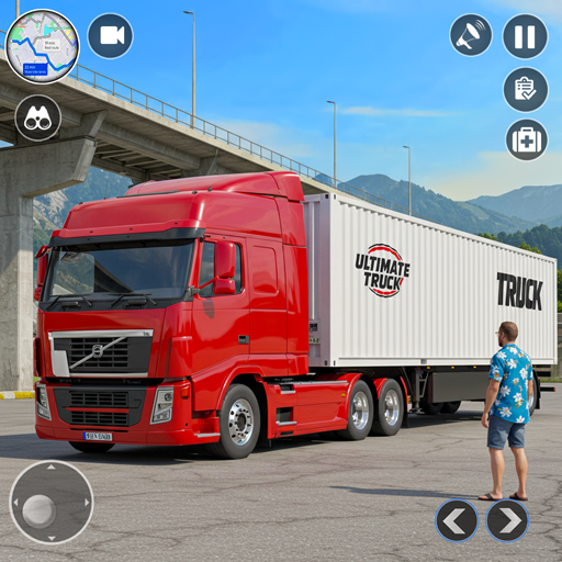 Uphill Timber Transport Wood Cargo Truck Driving Games 2026 - Offroad ...