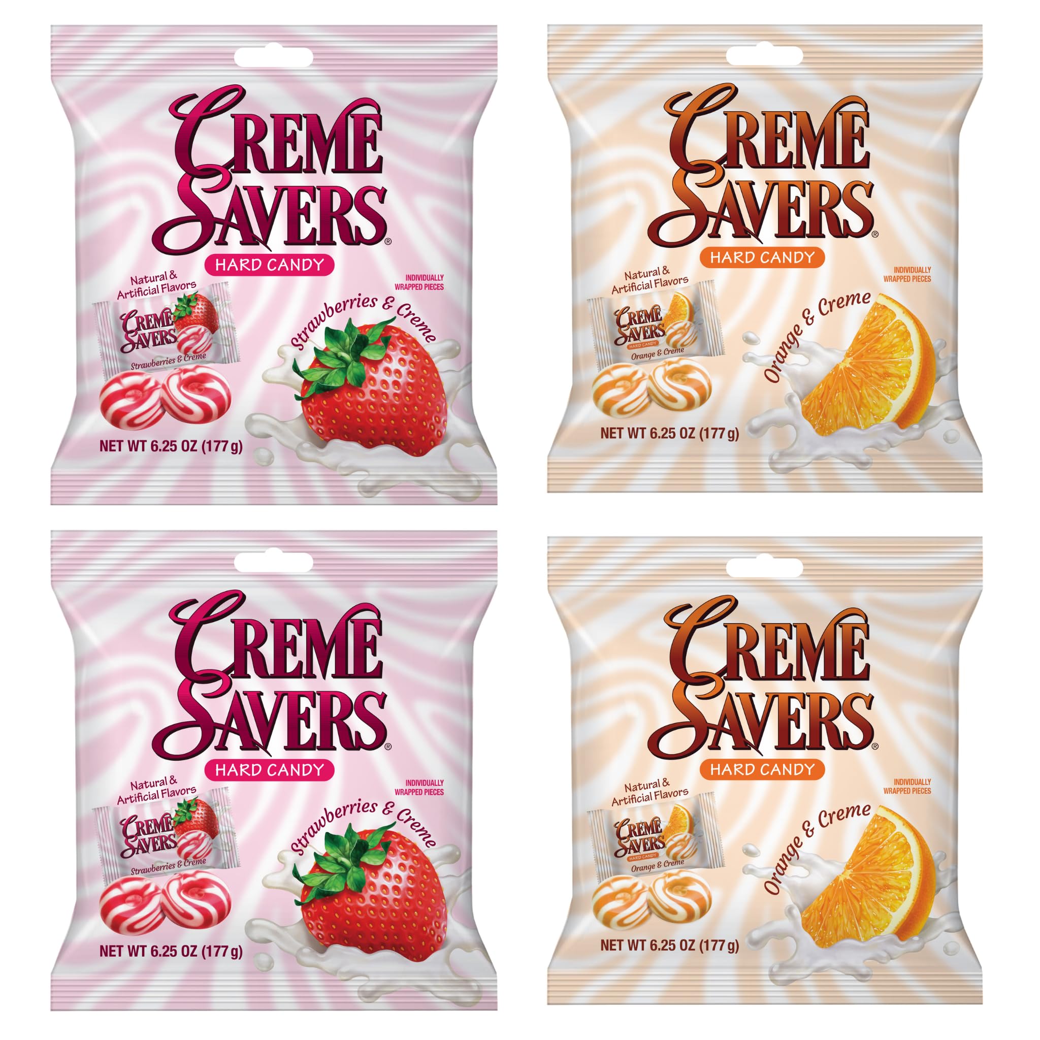 Amazon.com : Creme Savers Strawberries and Creme and Orange and Creme ...