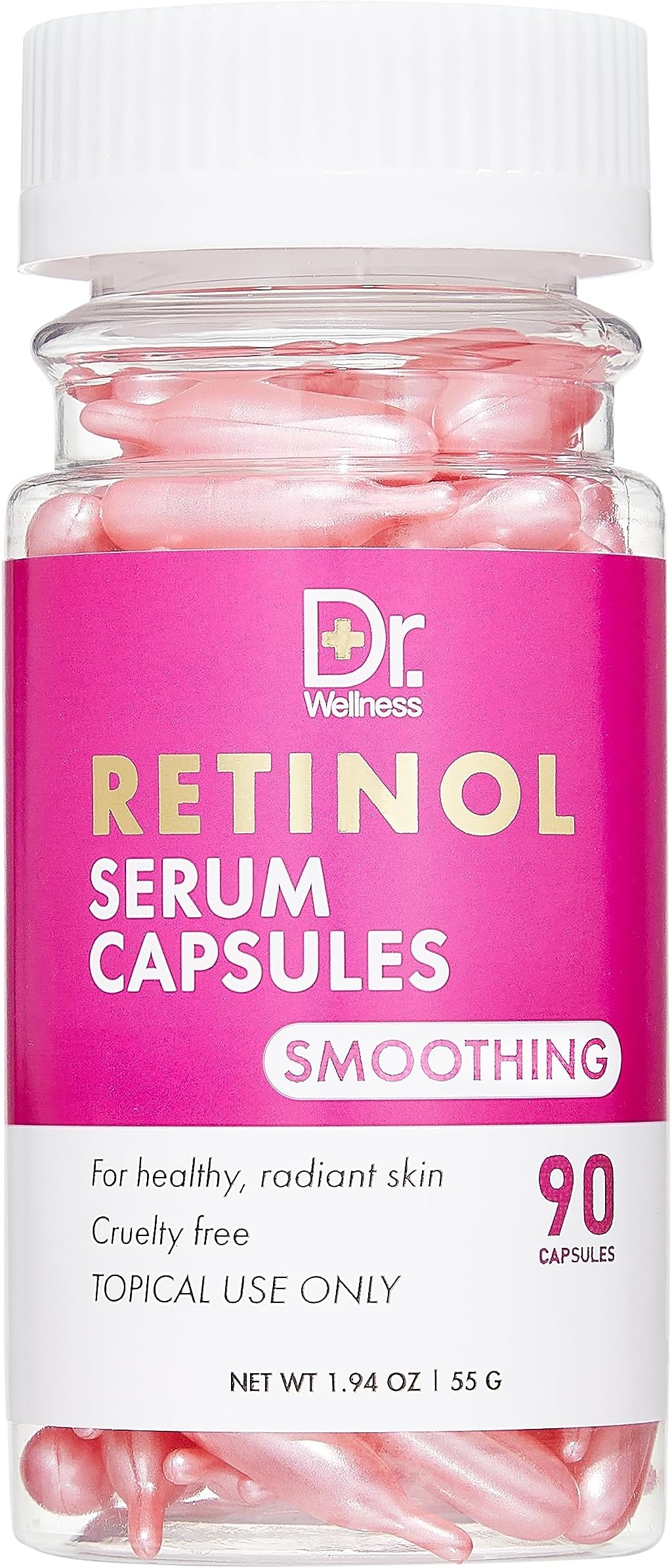 Amazon.com: Dr. Wellness Retinol Serum Capsules - Smoothing Formula ...