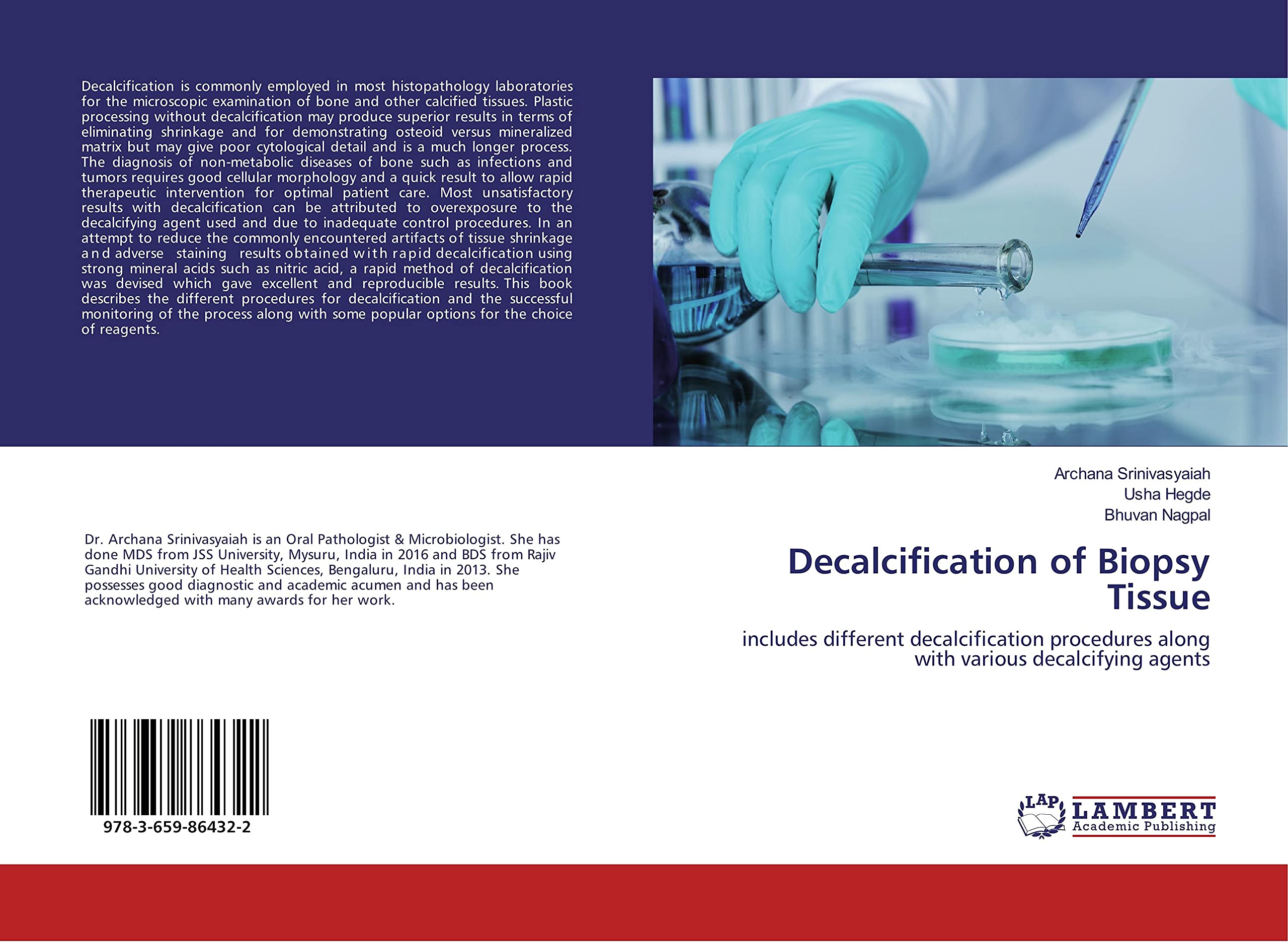 Decalcification of Biopsy Tissue: includes different decalcification ...