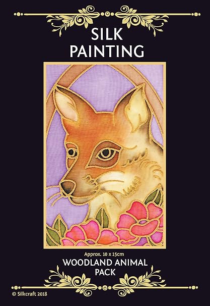 Silkcraft Silk Painting Printed Gutta Outlines - Pack of 5 Each ...