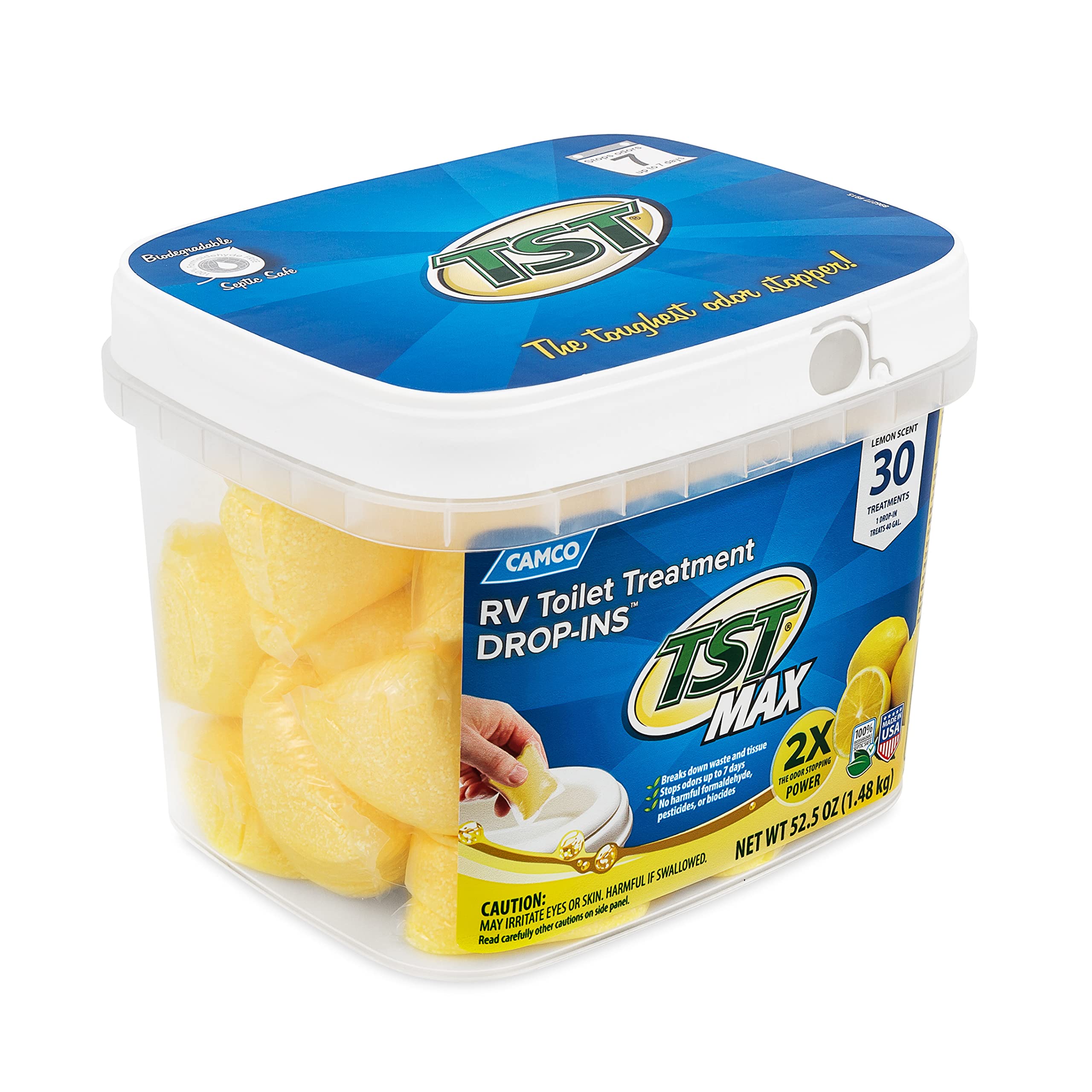 Snapklik.com : Camco TST MAX Camper/RV Toilet Treatment Drop-INs ...
