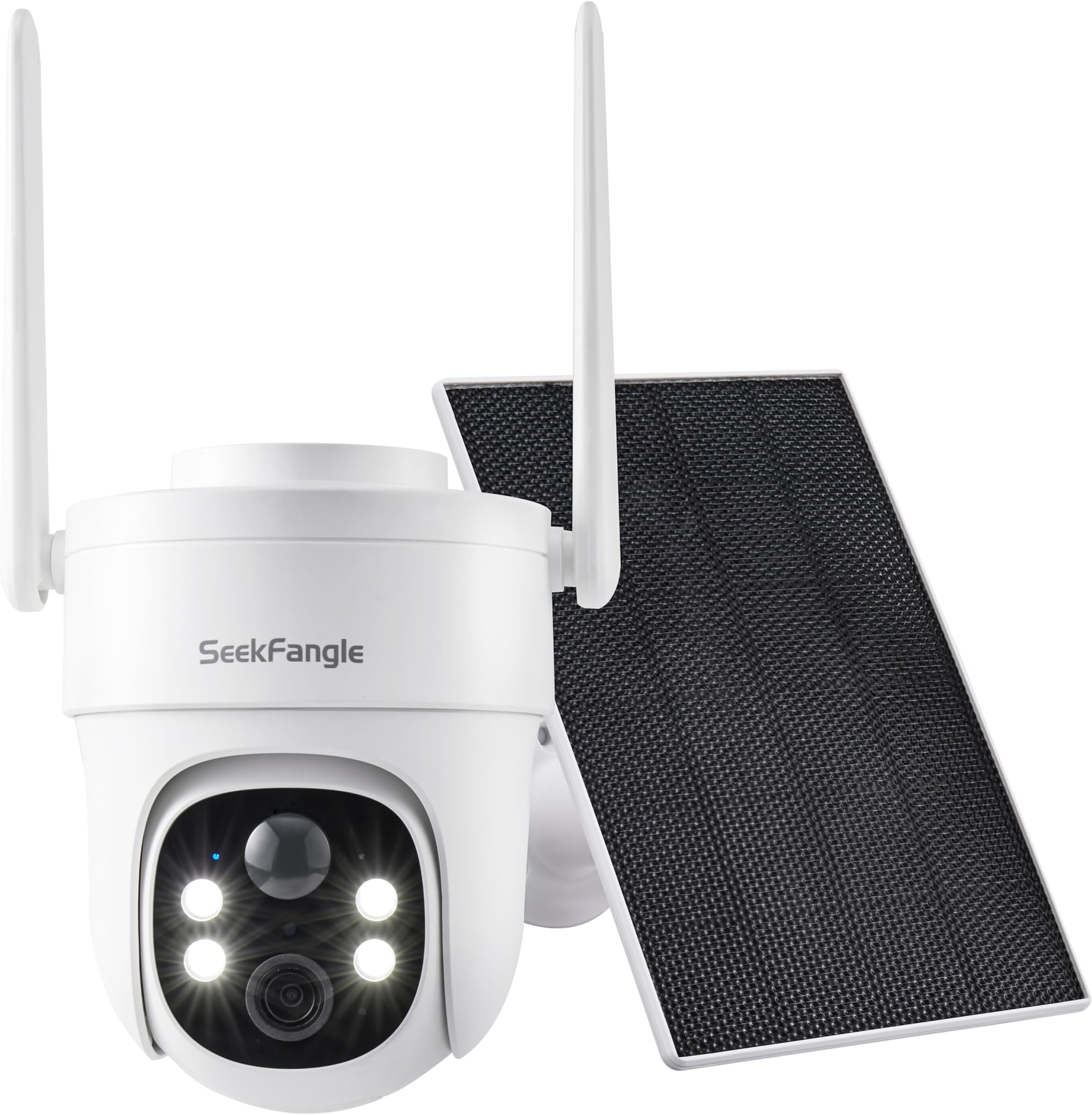 Amazon.com : SEEKFANGLE Solar Security Cameras Wireless Outdoor, Solar ...