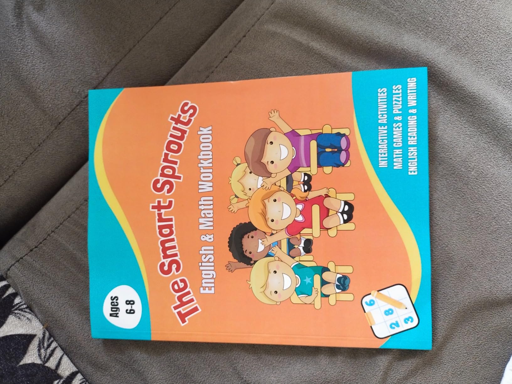Buy The Smart Sprouts: English & Math Workbook for 6-8 years old | Math Games & Puzzles ...