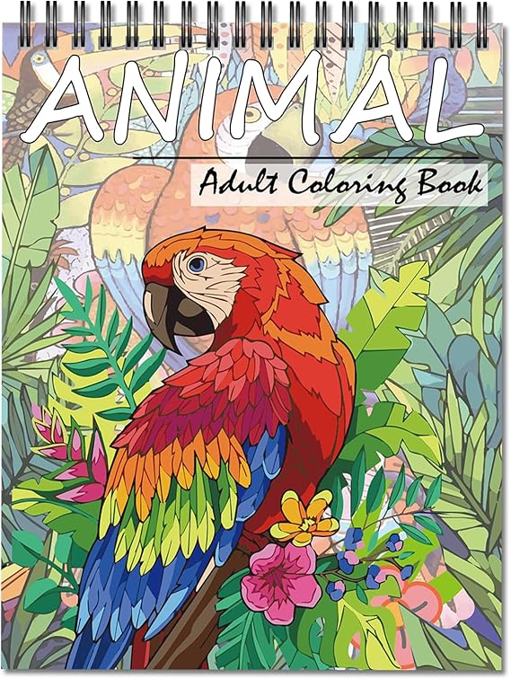 Amazon.com: Jadeso Adult Coloring Book - 30 Unique Animals Patterns and ...