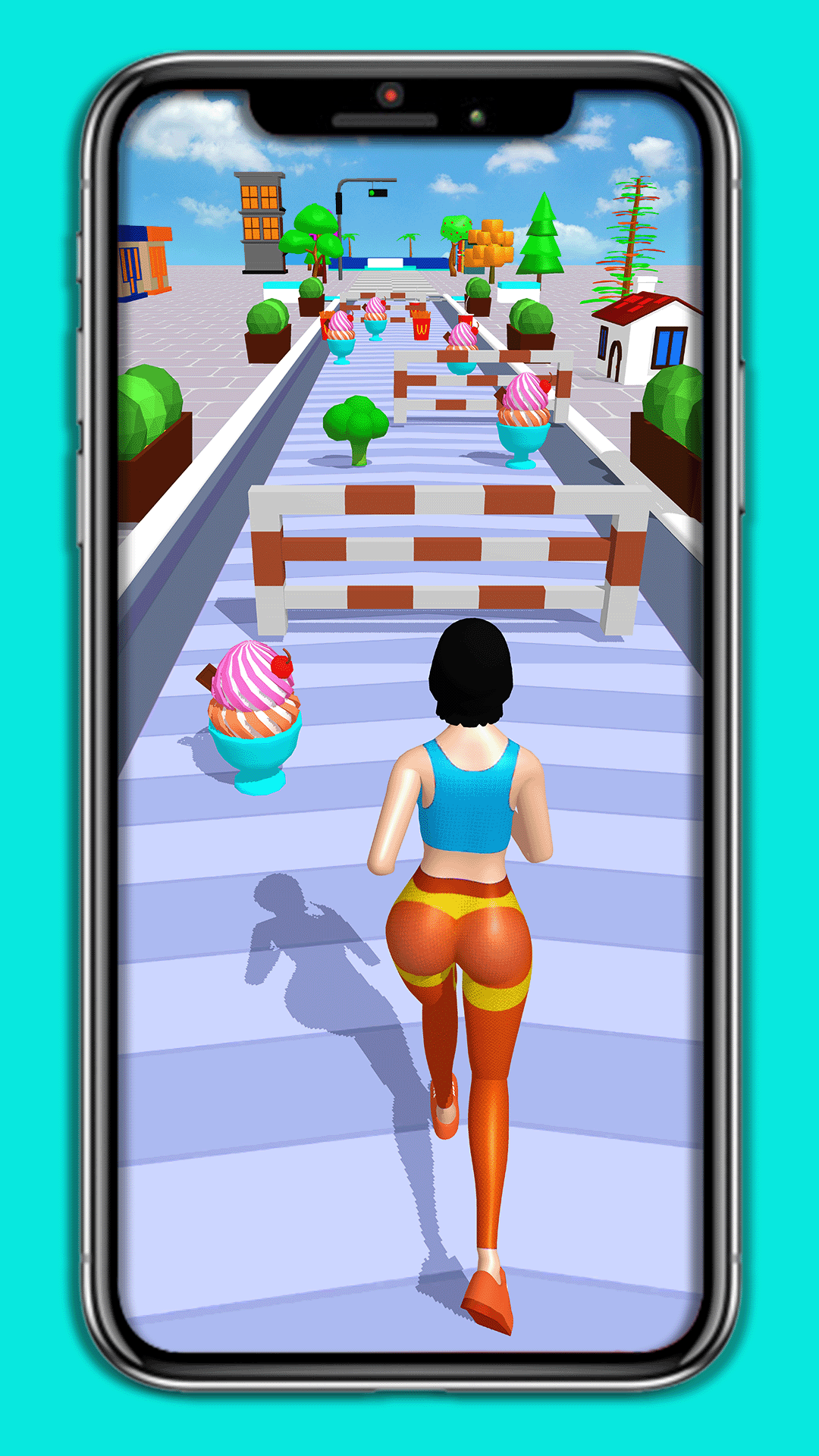 Twerking Legend Fat Runner Big Butt Challenge Puzzle 3D: Twerking Booty Junk Food Runner Thick ...