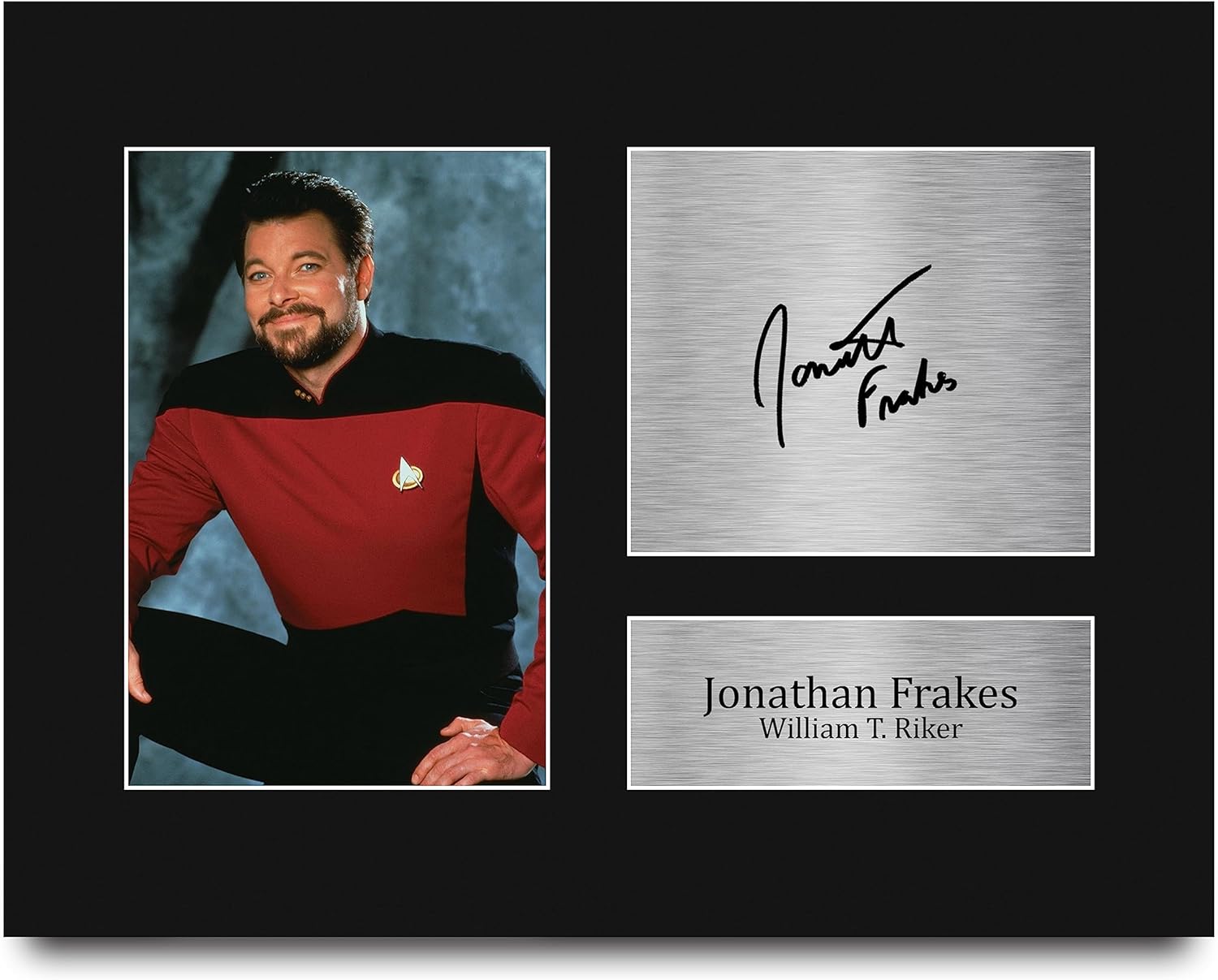 Amazon.com: HWC Trading Jonathan Frakes Star Trek William T Riker Gifts ...