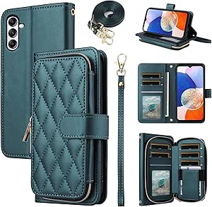 Amazon.com: Furiet Argyle Wallet Case for Samsung Galaxy S24 Plus/S25 Plus S24+ S25+ 5G Wrist ...