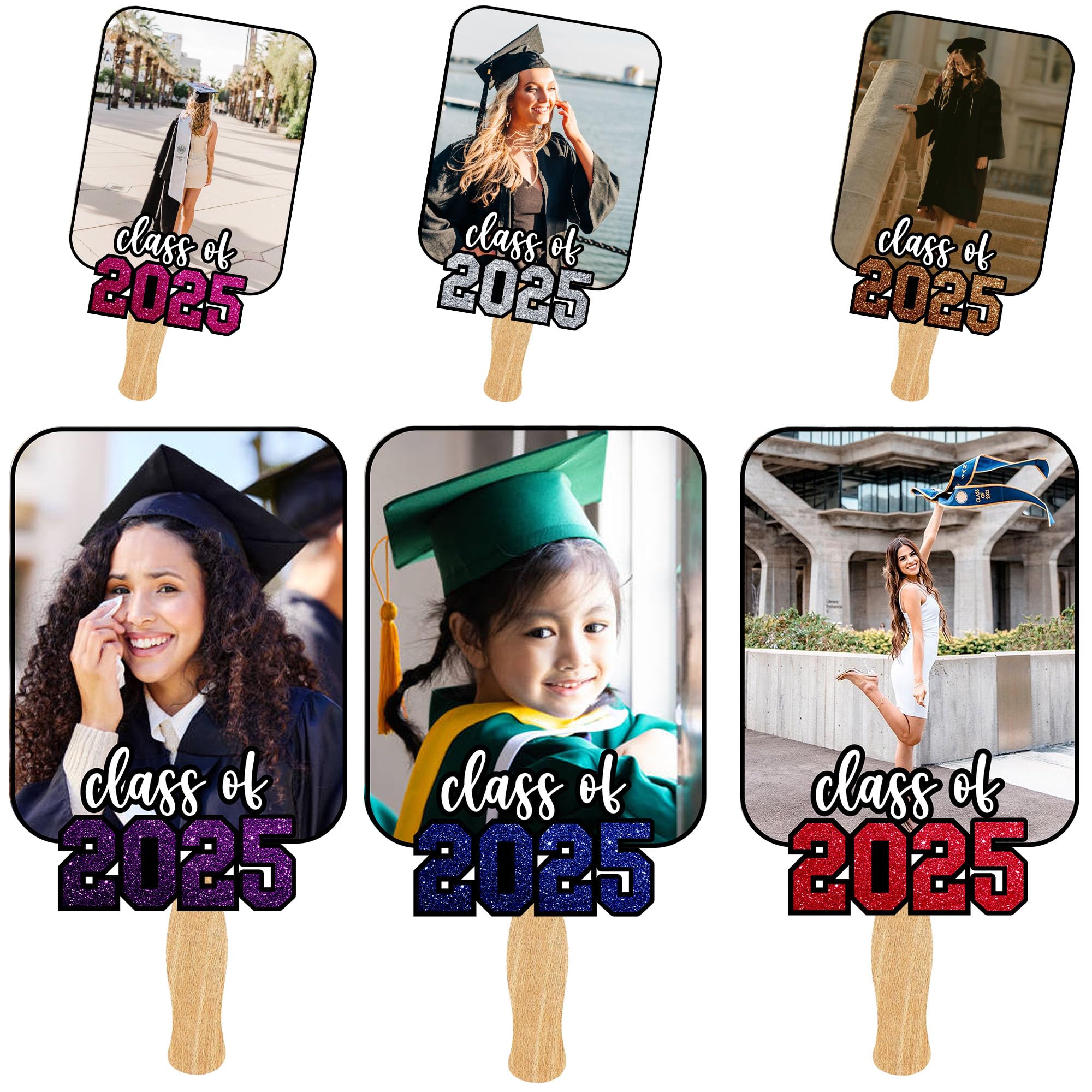 Amazon.com: Jasilon Graduation 2025 Face on a Stick, Big Head Cutout ...