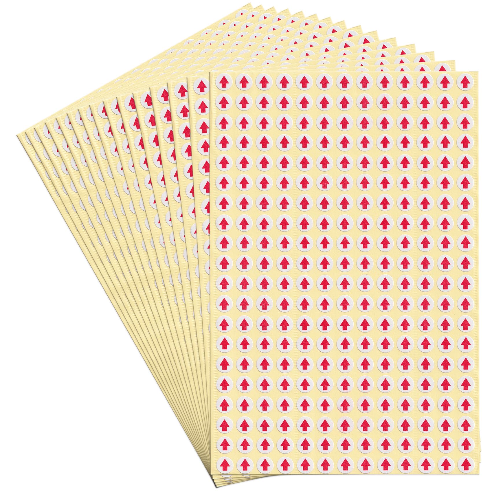 Amazon.com : dealzEpic - Red Round Arrow Dot Stickers - Self Adhesive ...