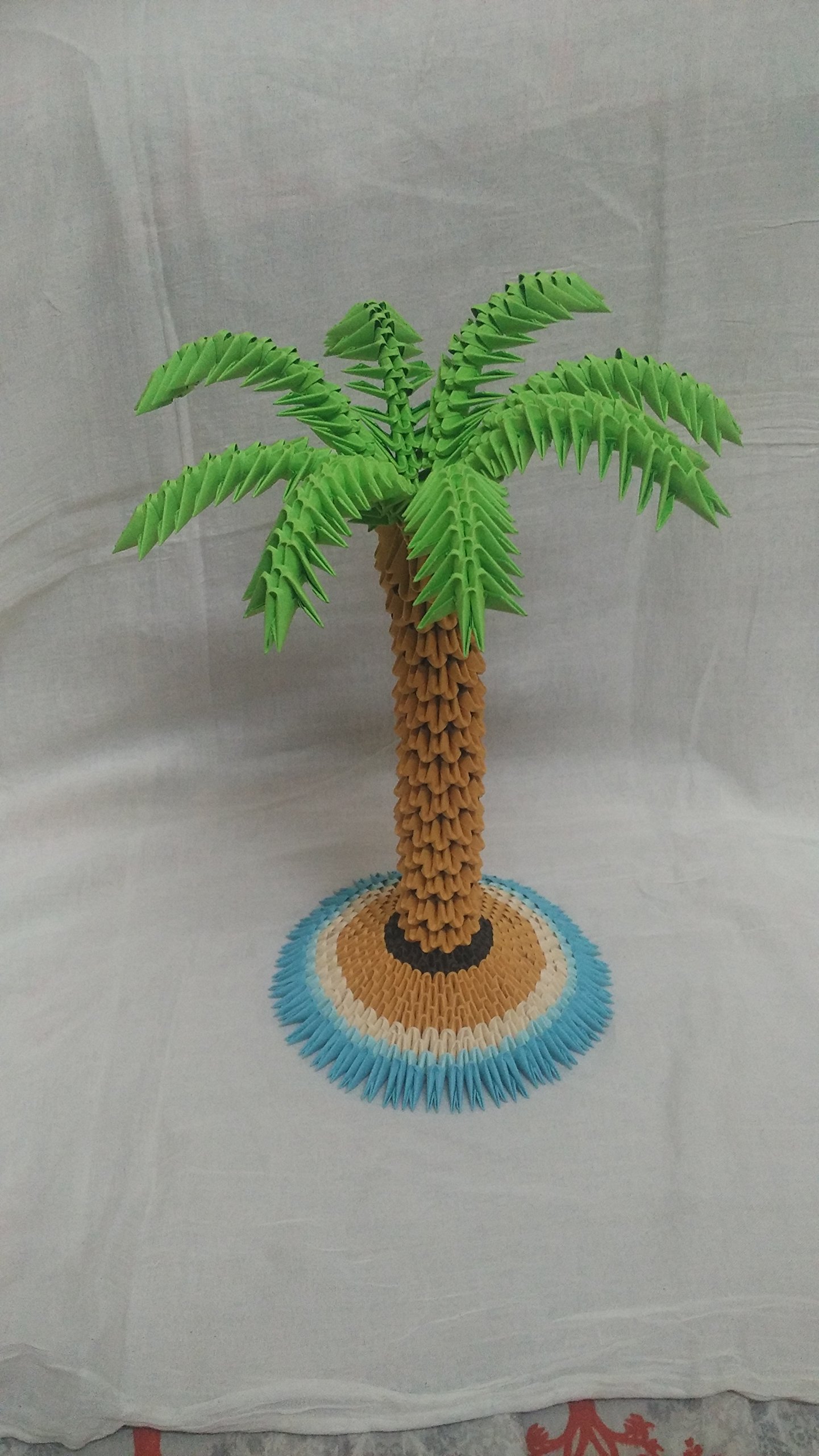 Palm Tree Towel Origami Bring The Beach To You With A Paper Palm Tree