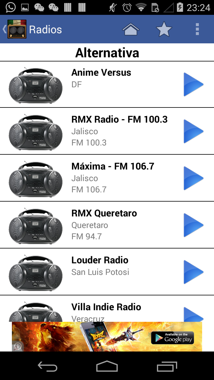 Radio Stream Mex - App on Amazon Appstore