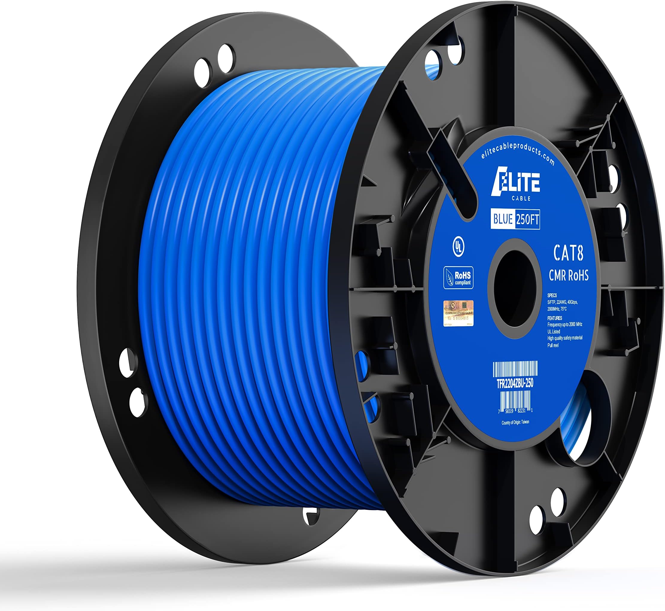 Amazon.com: Monoprice Cat8 Network Cable V1-1000 Feet - Blue | 40G ...