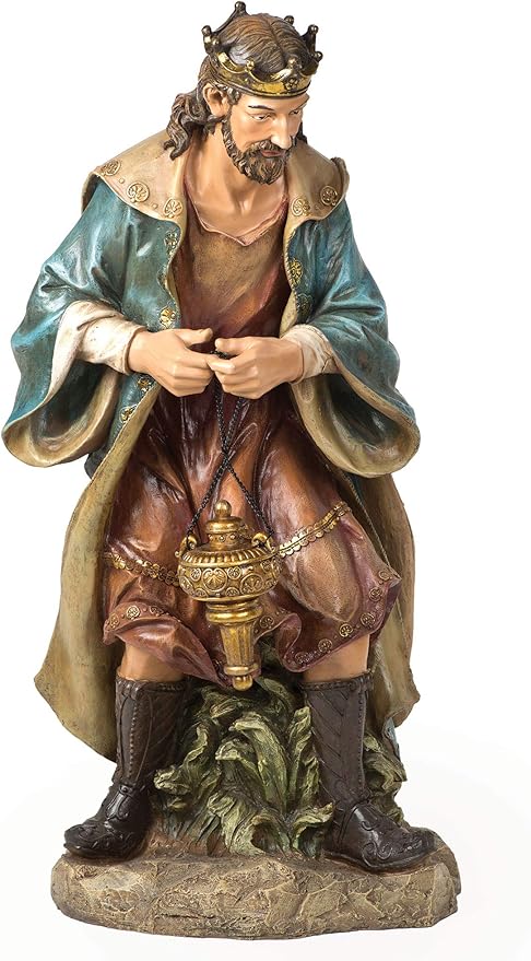 Amazon.com: Joseph's Studio by Roman - Colored King Melchior Figure for ...
