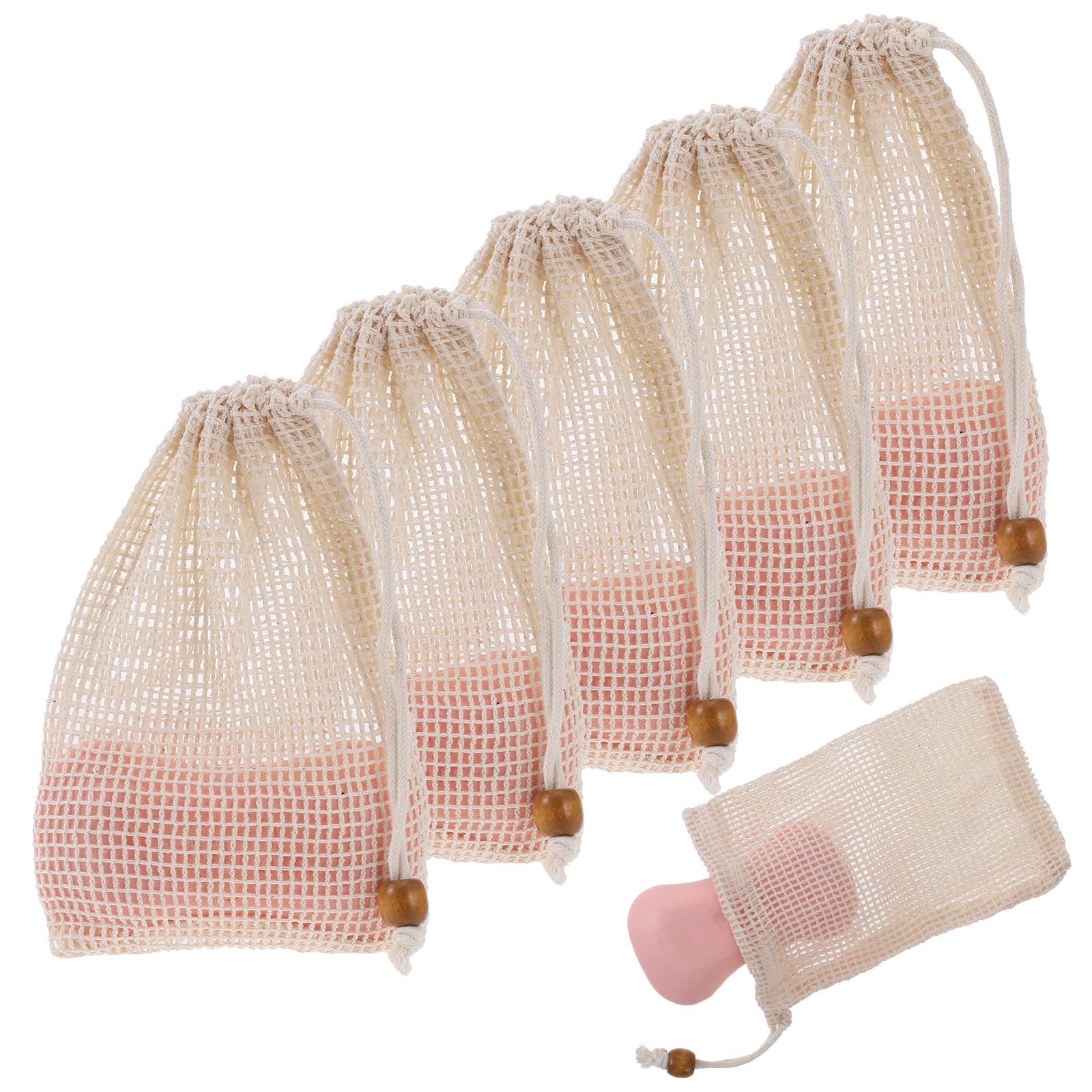 Amazon.com : 5 Pack Soap Exfoliating Bag Natural Sisal Soap Saver Bag ...