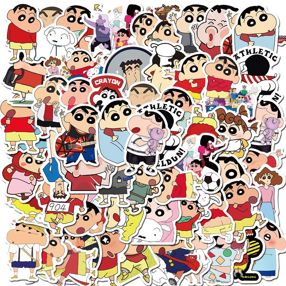 Lot Japan Anime Crayon Shin Chan Stickers For Children Cute ...
