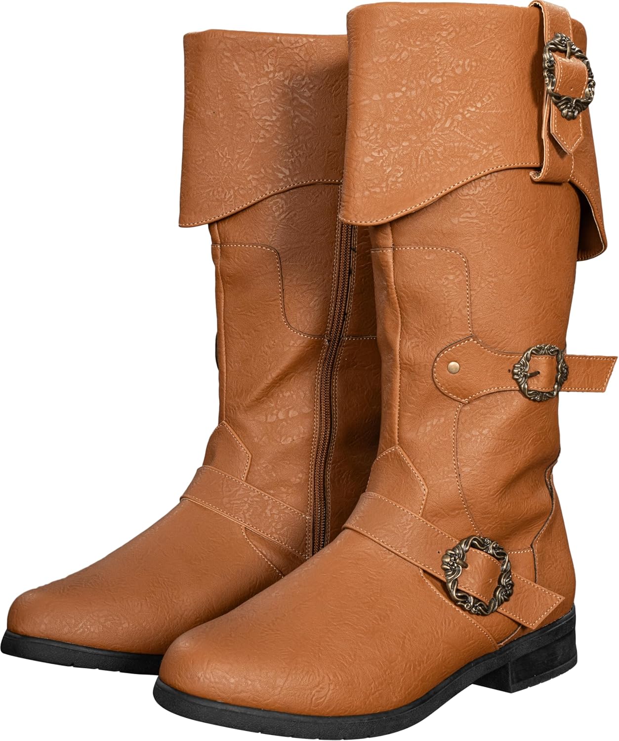 Amazon.com: Caribbean Pirate Boots Adventure Footwear Halloween Costume ...